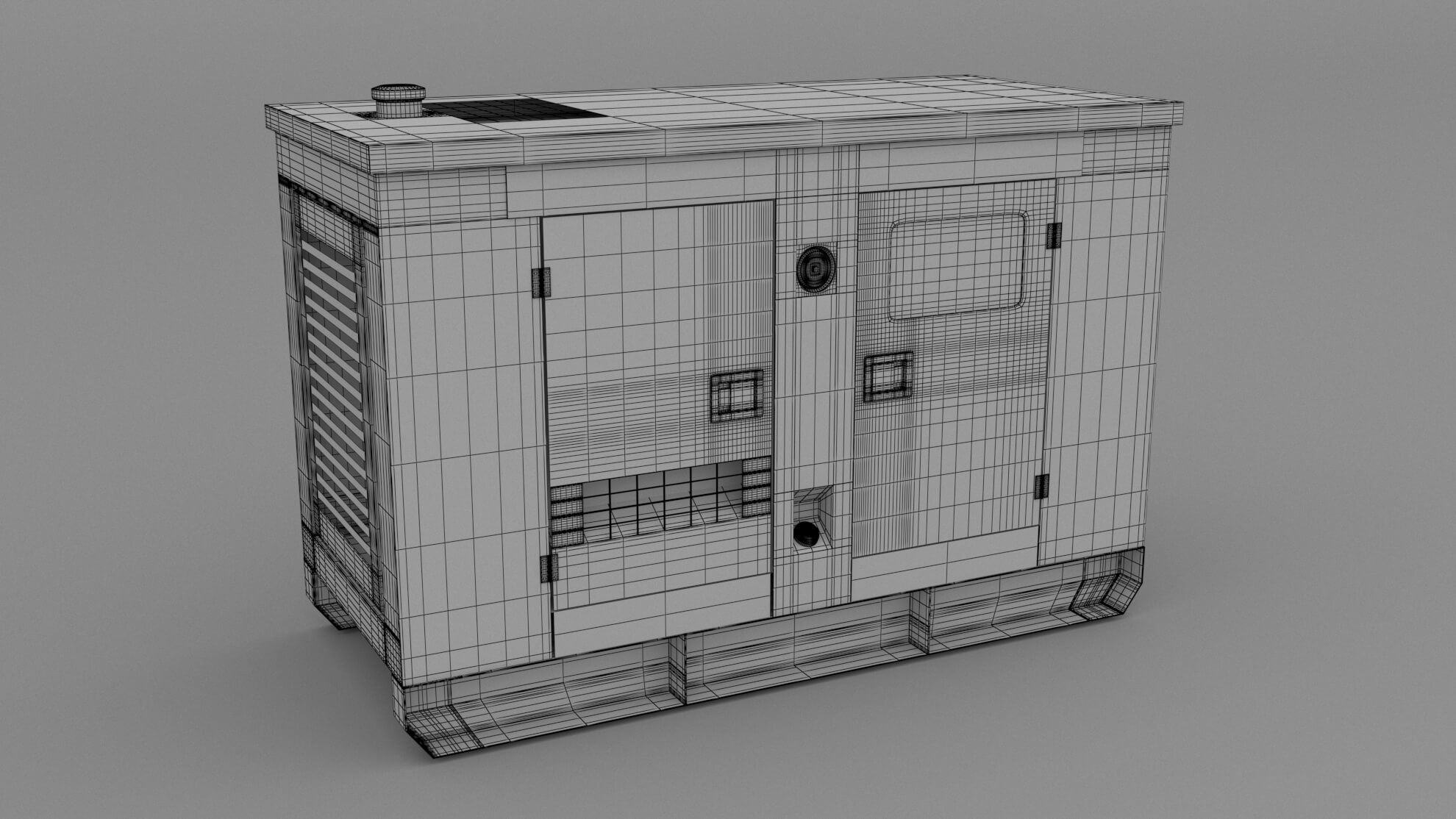 Diesel Generator - 3D Model by ALPHA3DST