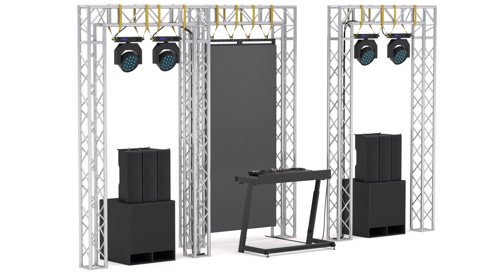 DJ Booth Stage Model by ALPHA3DST