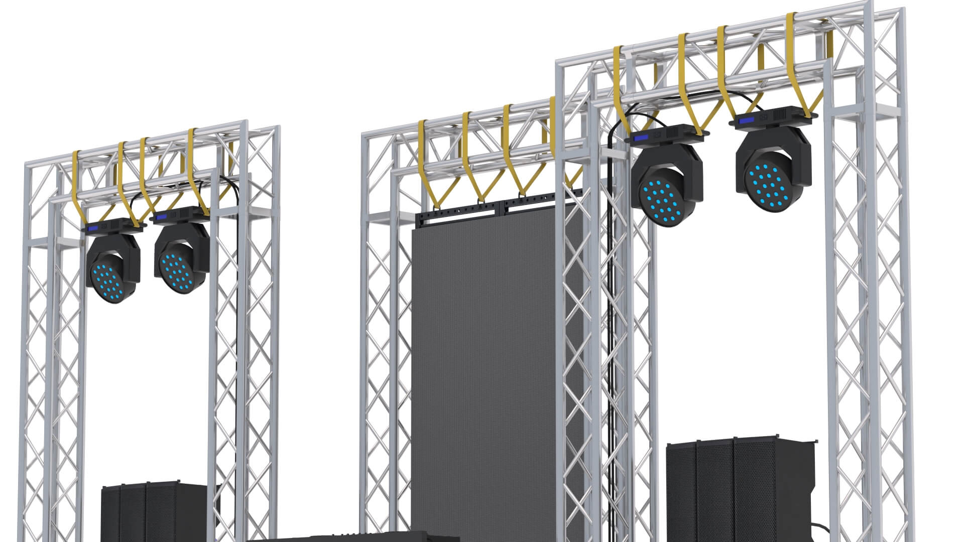 DJ Booth Stage Model by ALPHA3DST
