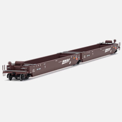 Double Stack Railcar Bnsf - 3D Model by ALPHA3DST