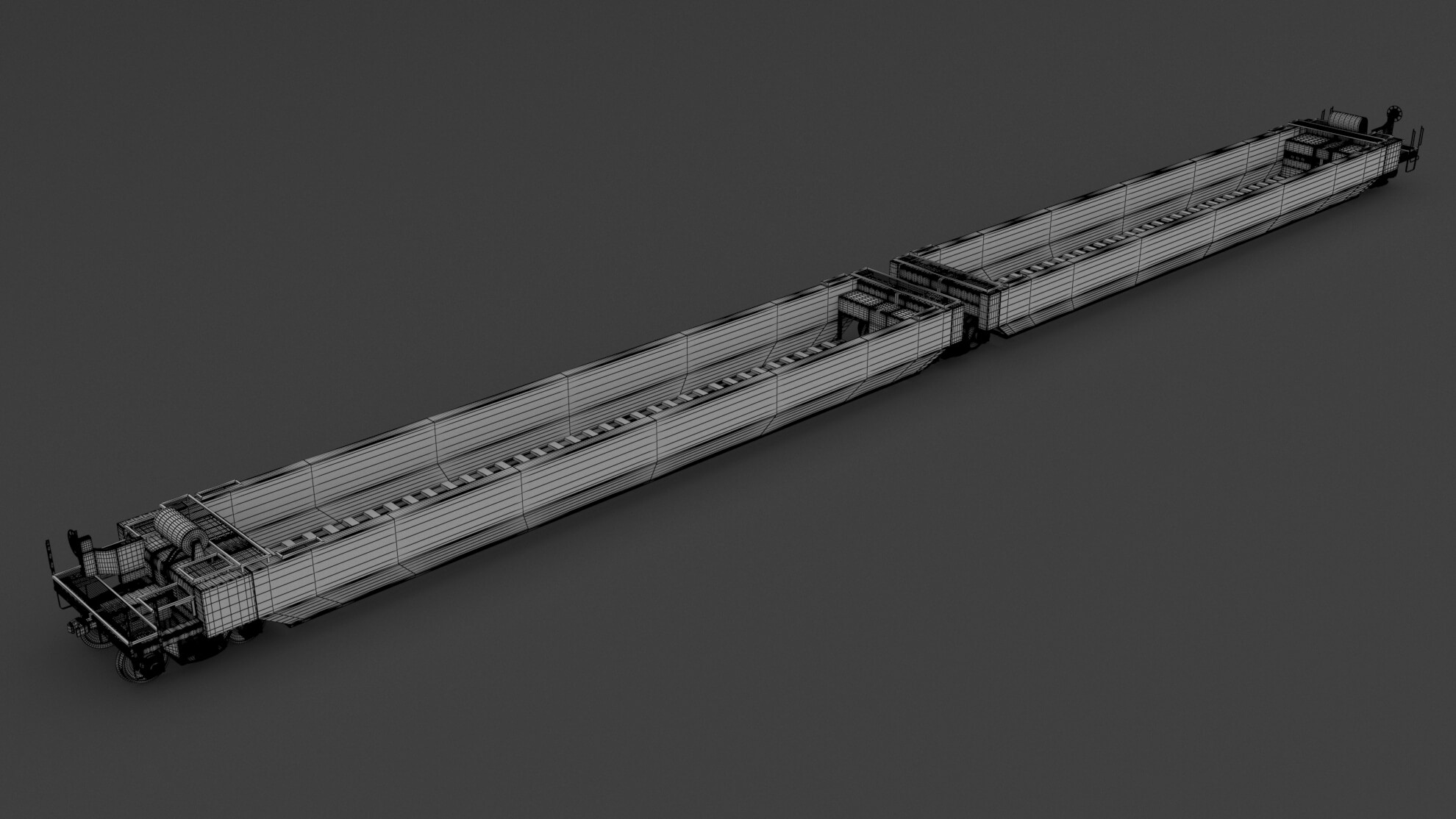 Double Stack Railcar TTx - 3D Model by ALPHA3DST