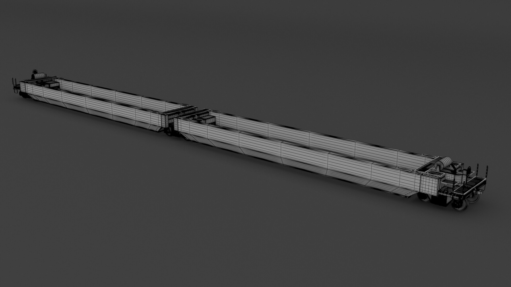 Double Stack Railcar TTx - 3D Model by ALPHA3DST