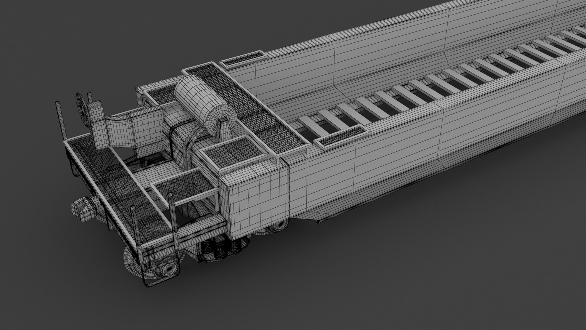Double Stack Railcar TTx - 3D Model by ALPHA3DST