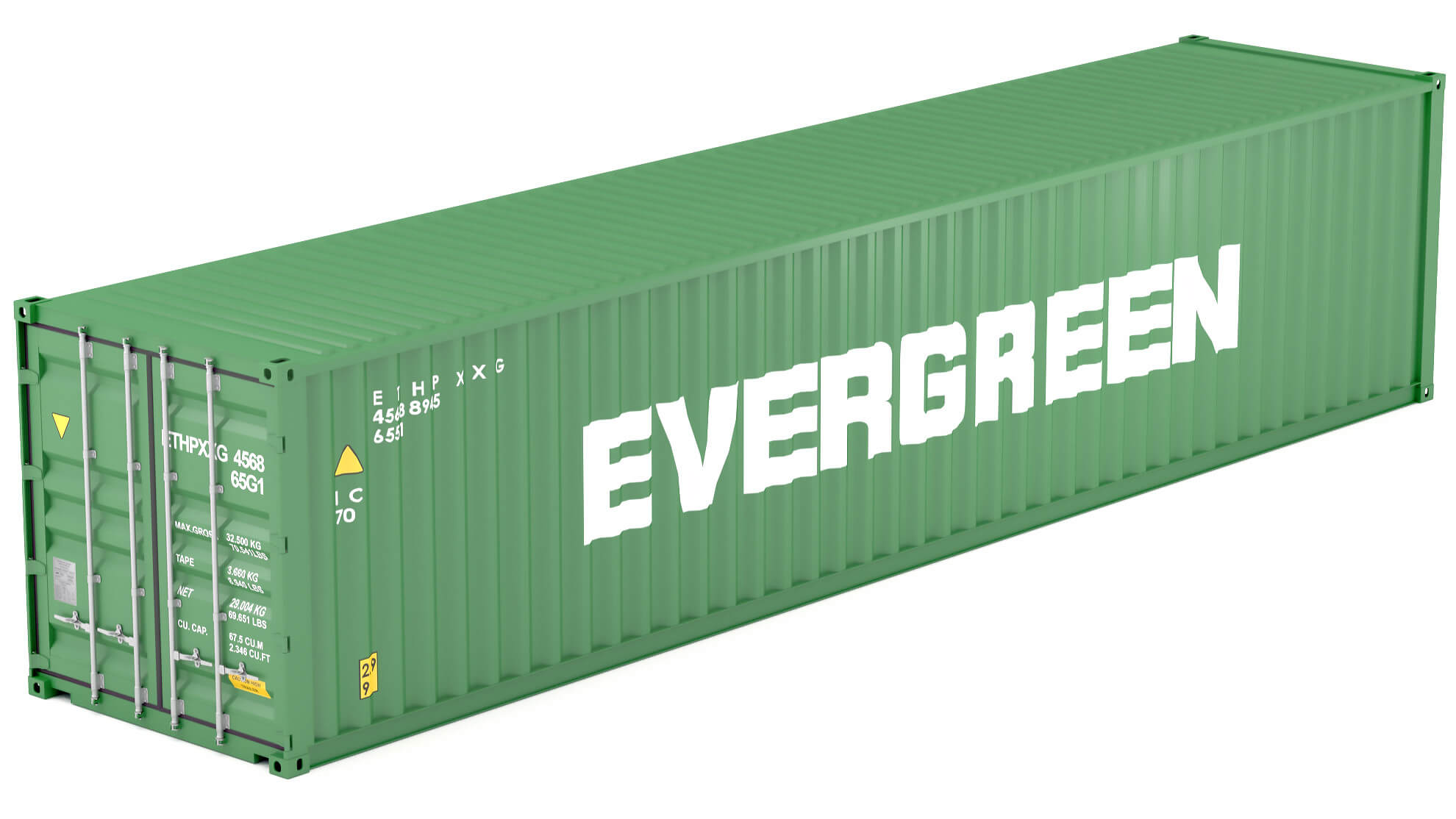 Evergreen Shipping Container - 3D Model by ALPHA3DST