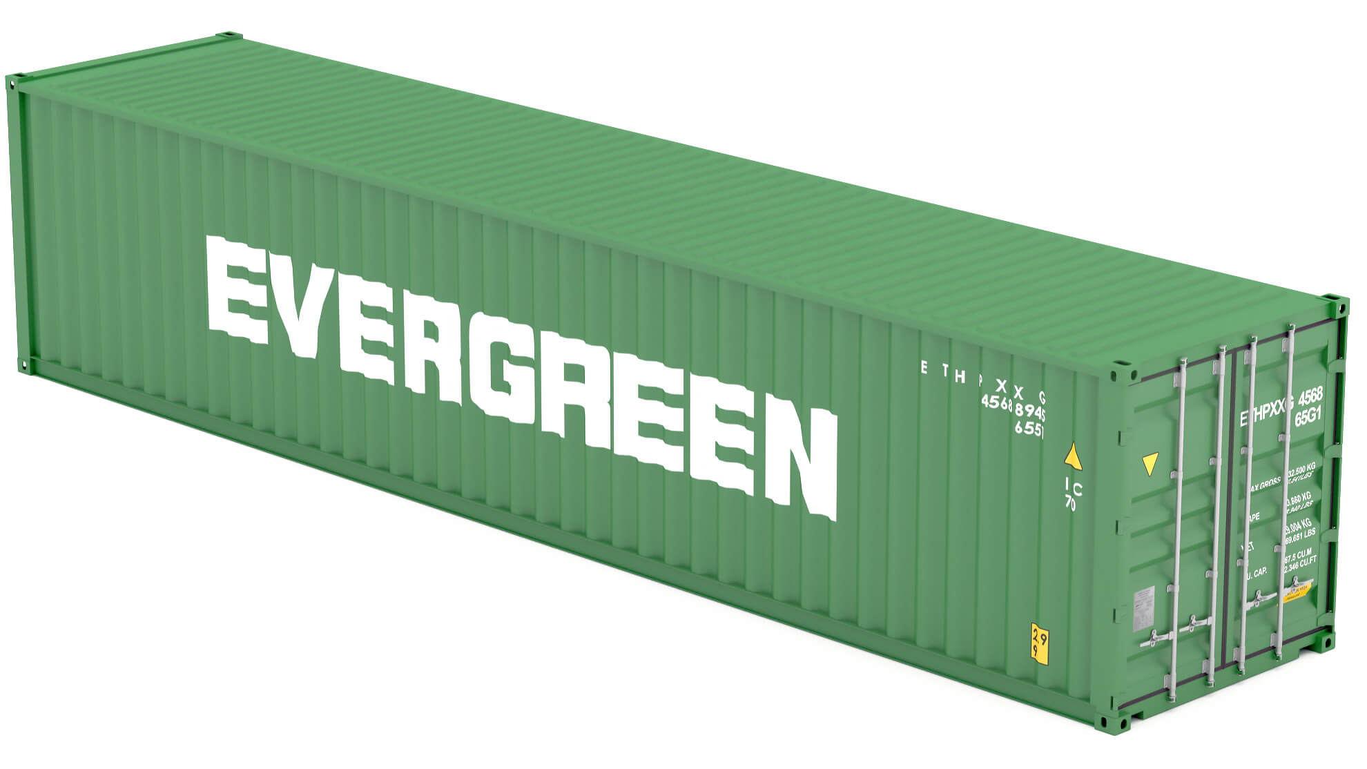 Evergreen Shipping Container - 3D Model by ALPHA3DST