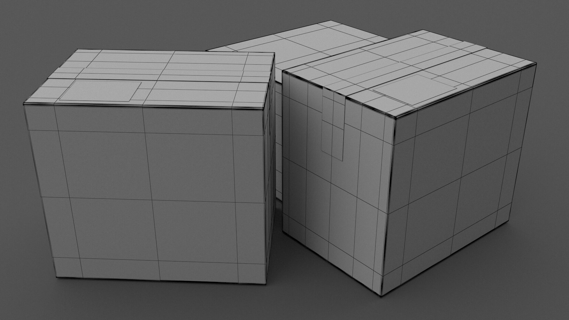 FedEx Cardboard Box - 3D Model by ALPHA3DST