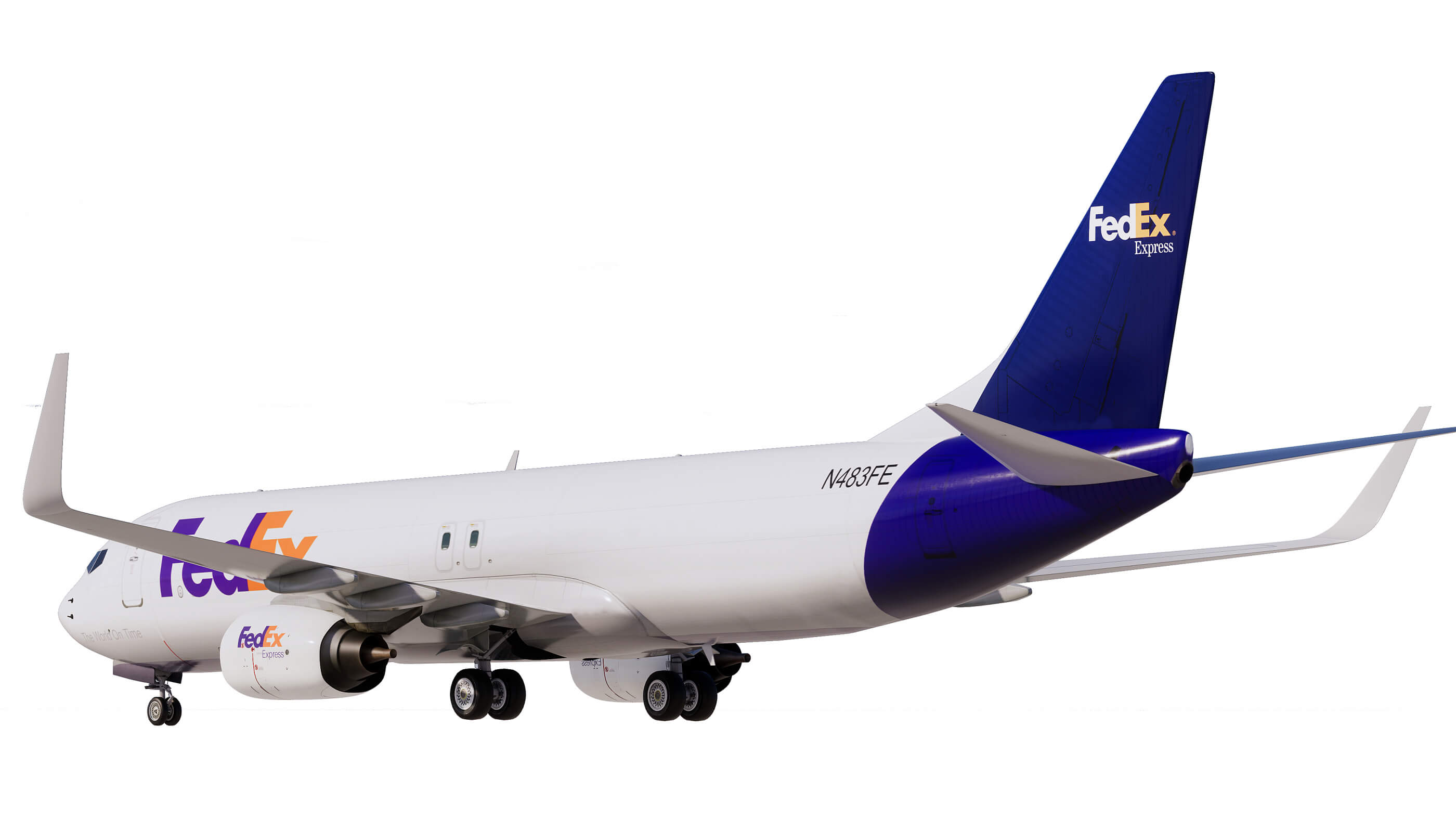 FedEx Express Boeing 737-800 3D Model by ALPHA3DST