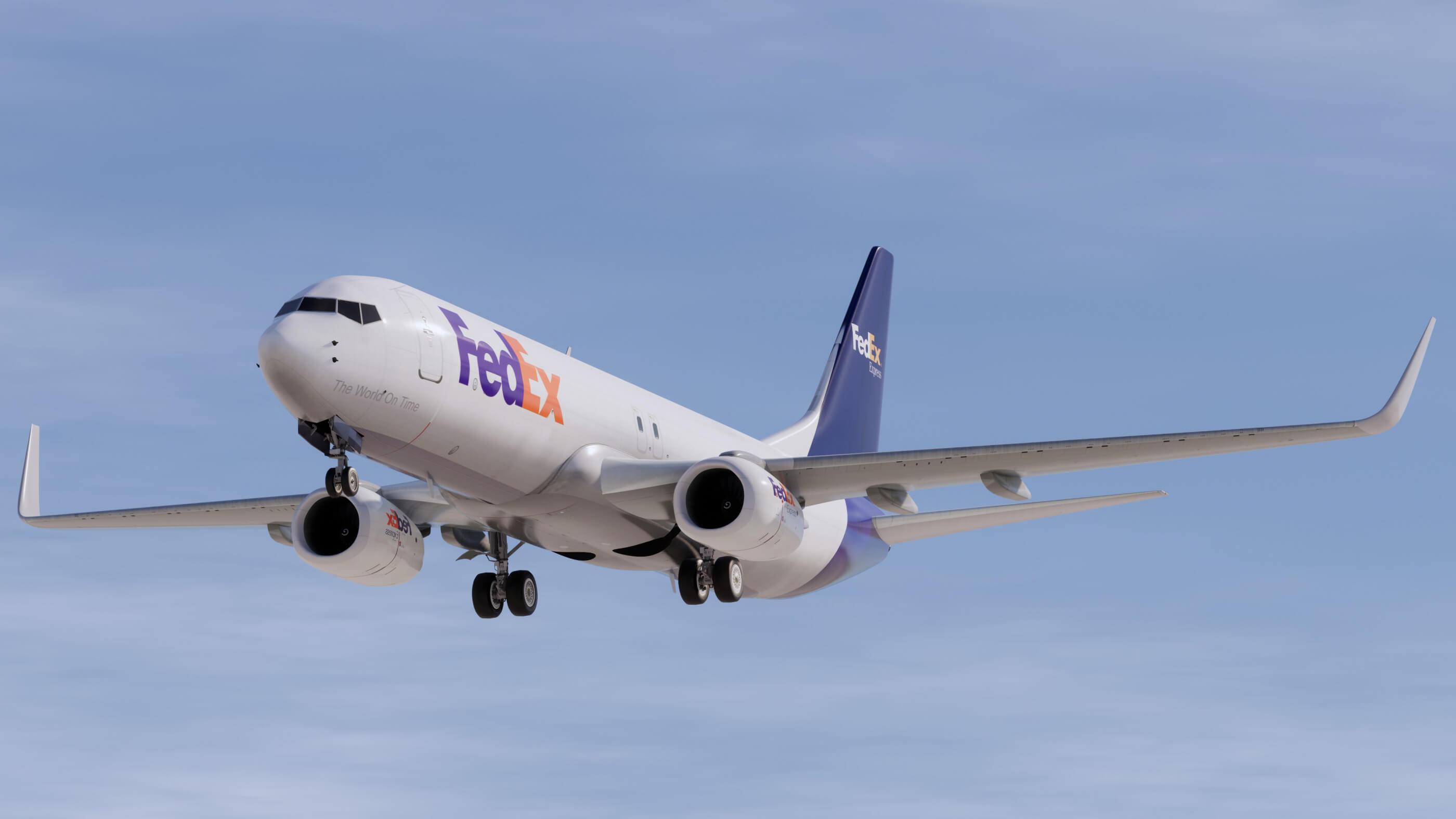 FedEx Express Boeing 737-800 3D Model by ALPHA3DST