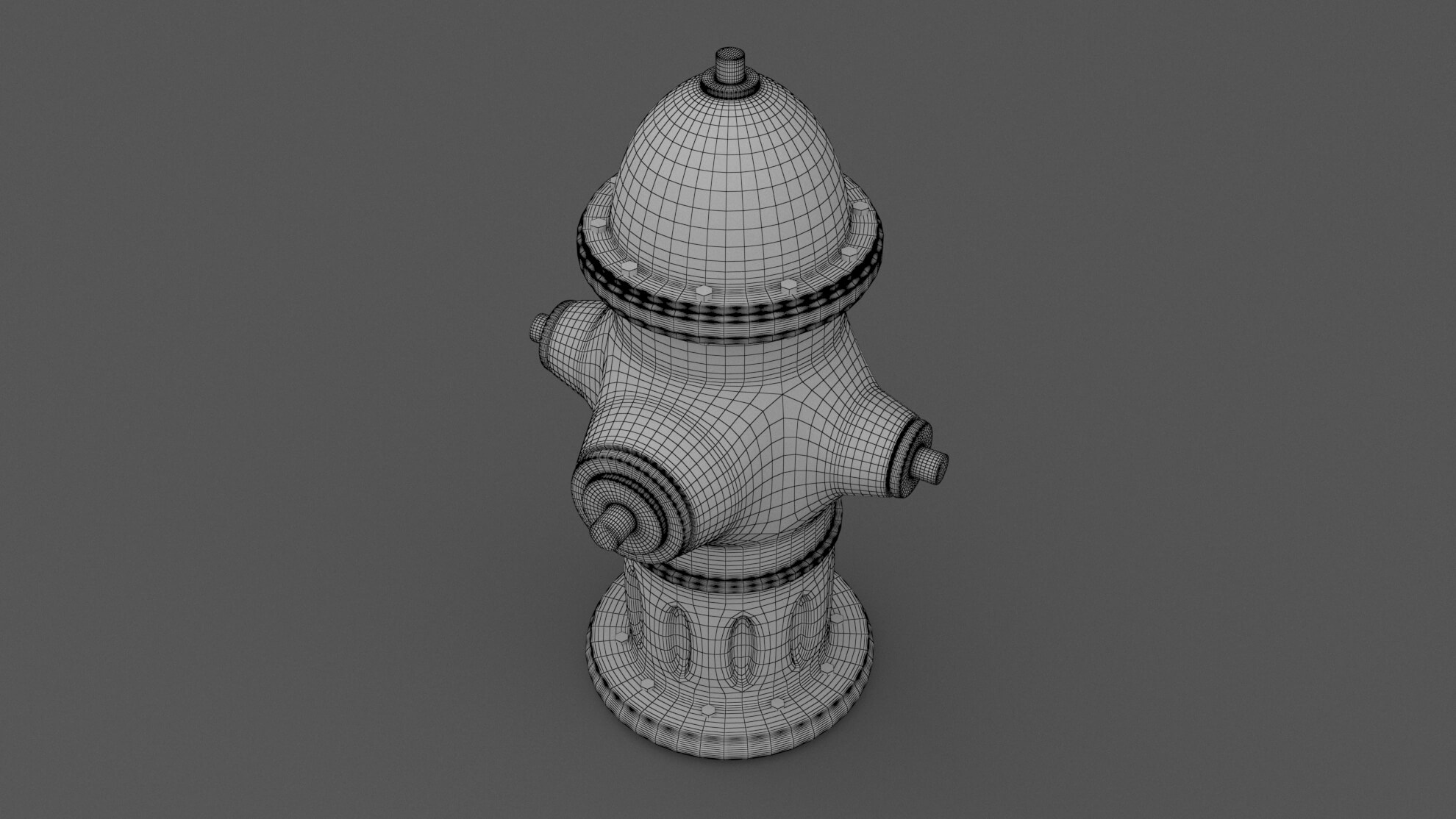 Fire Hydrant - 3D Model by ALPHA3DST