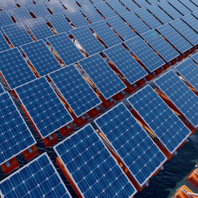 Floating Solar Panels - 3D Model by ALPHA3DST