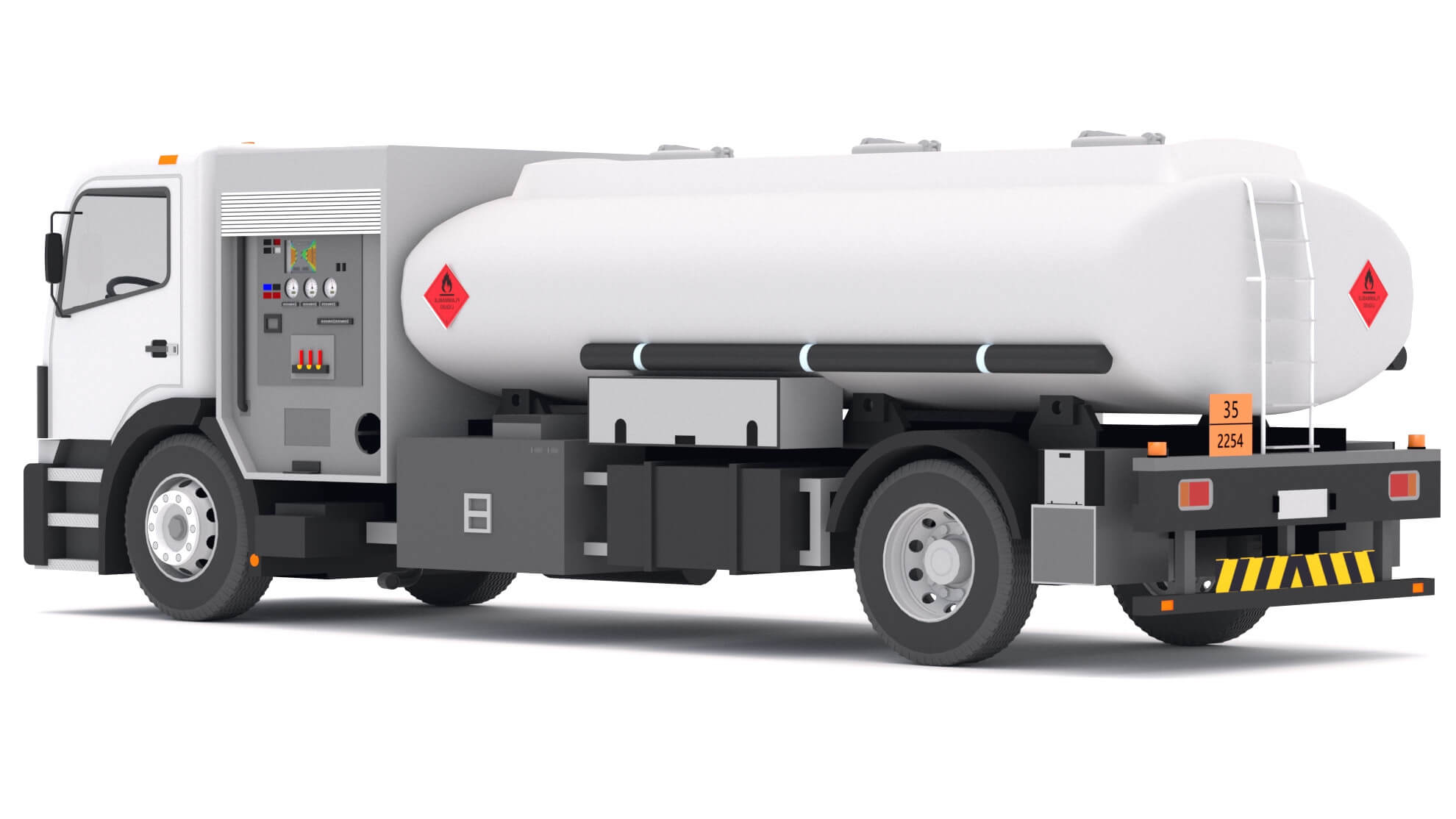 Generic Fueler Aircraft Truck - 3D Model by ALPHA3DST