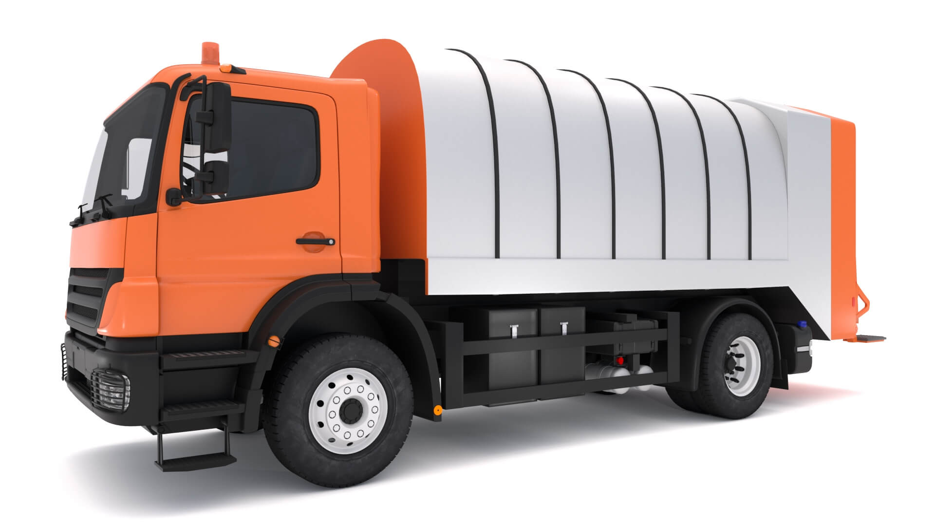 Generic Truck Garbage - 3D Model by ALPHA3DST