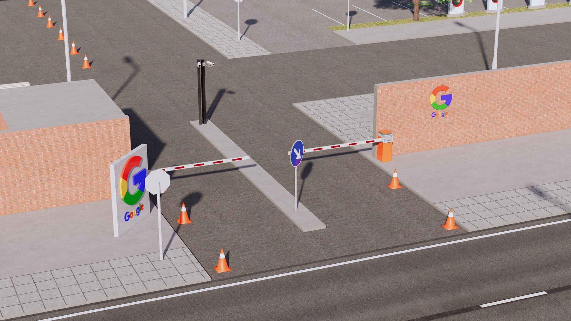 Google Data Center Building With Interior - 3D Model by ALPHA3DST