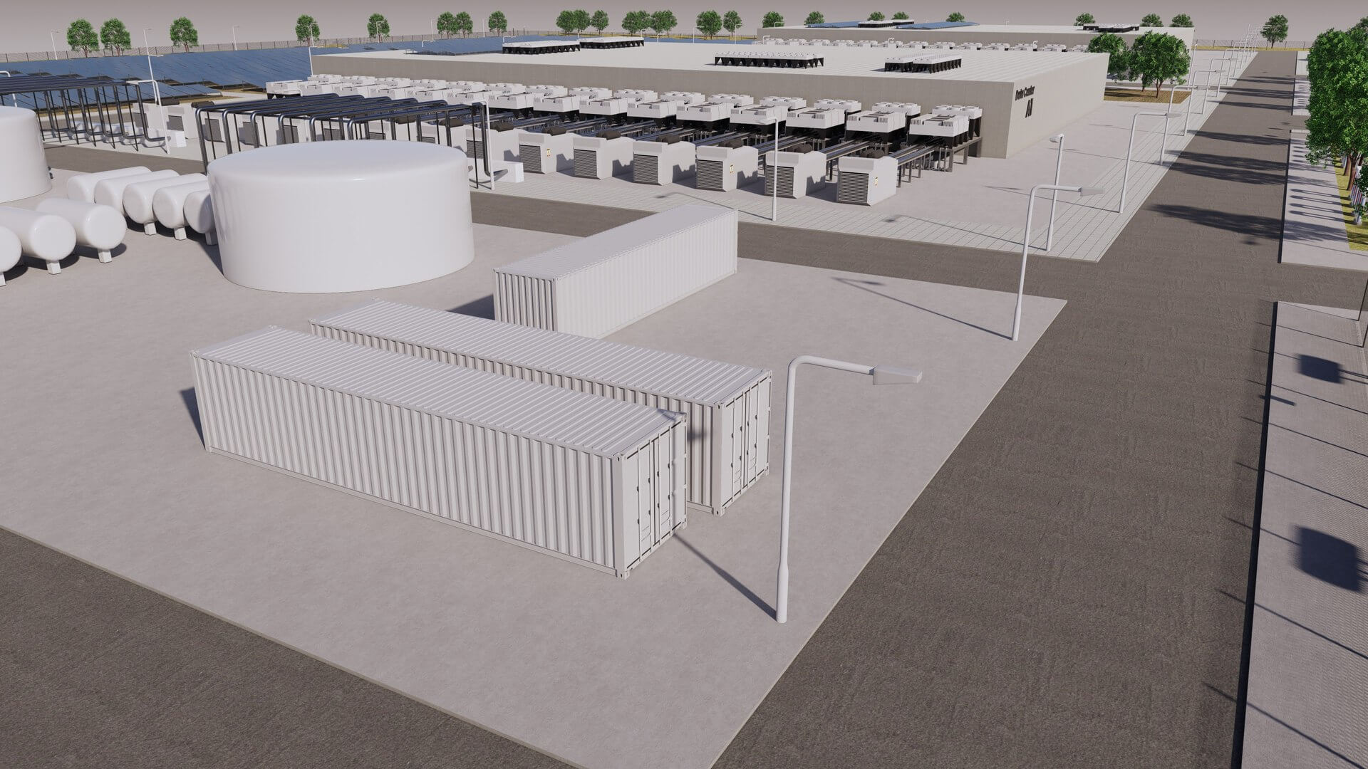 Google Data Center Building With Interior - 3D Model by ALPHA3DST
