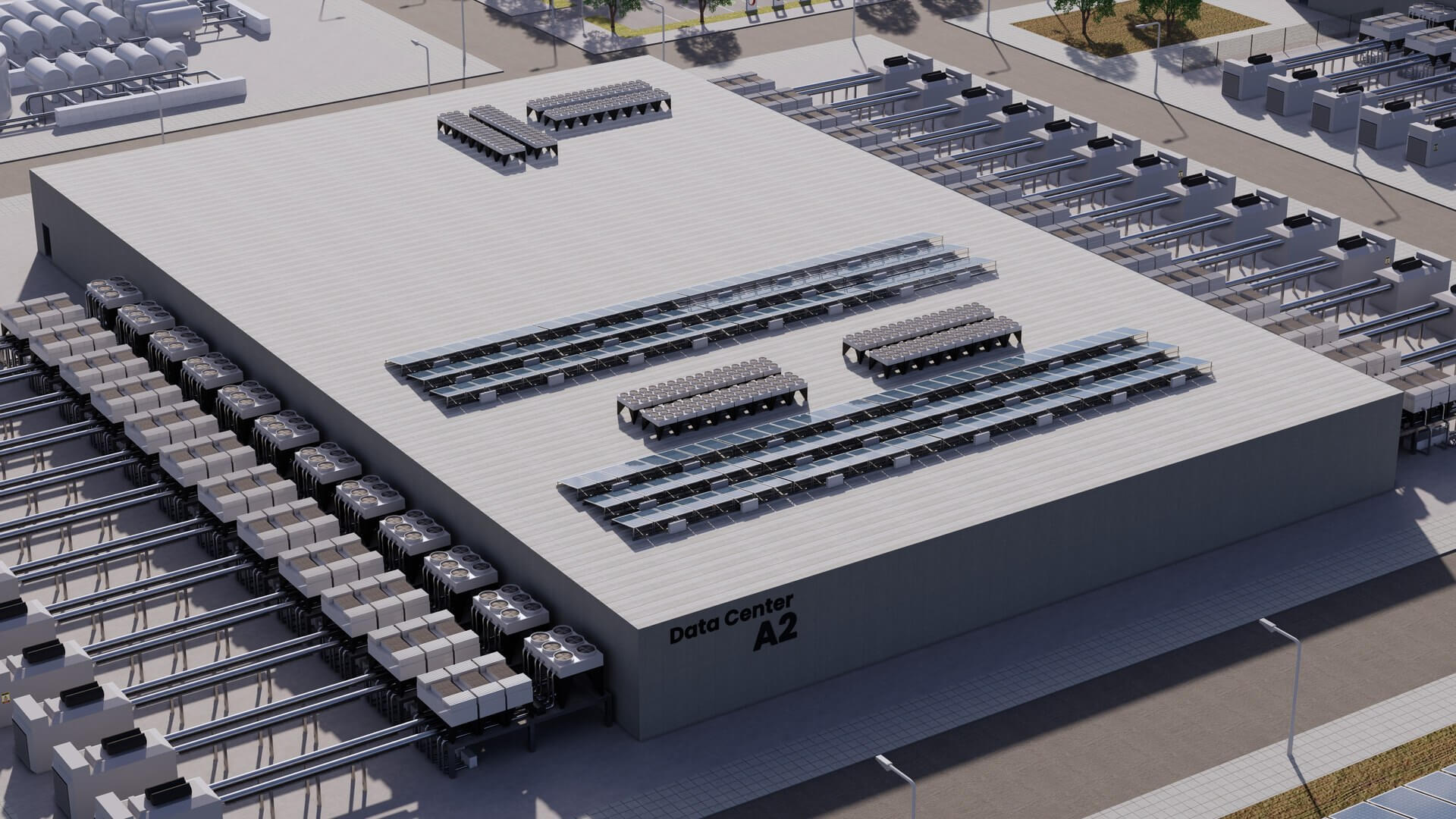 Google Data Center Building With Interior - 3D Model by ALPHA3DST