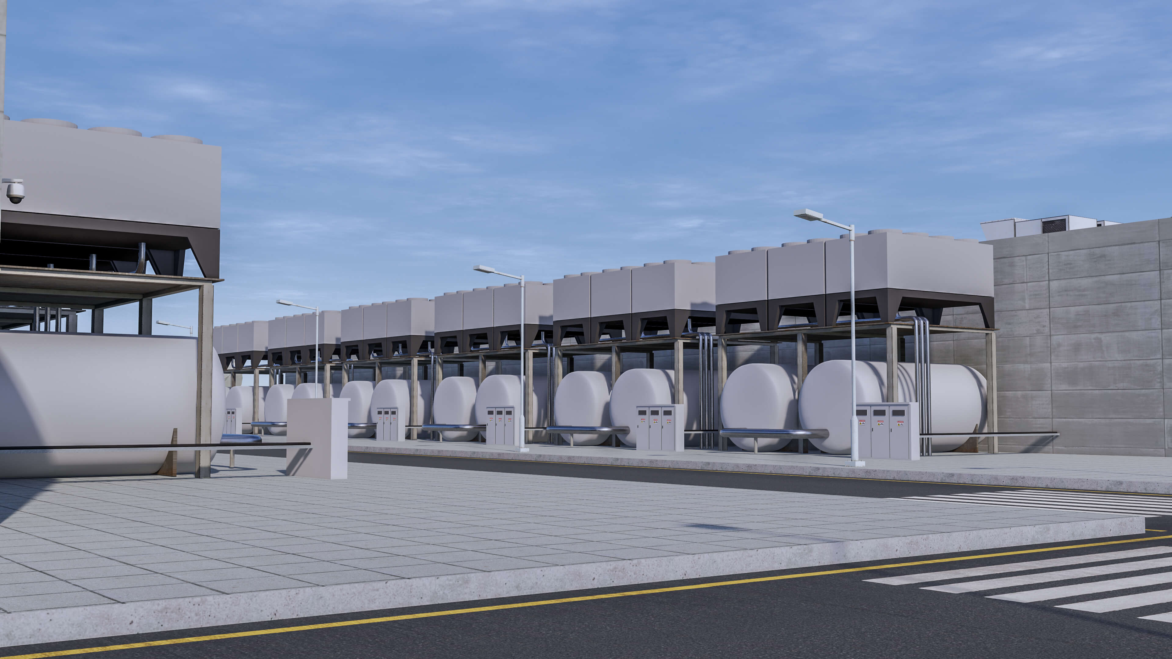 Google Data Center Building - 3D Model by ALPHA3DST