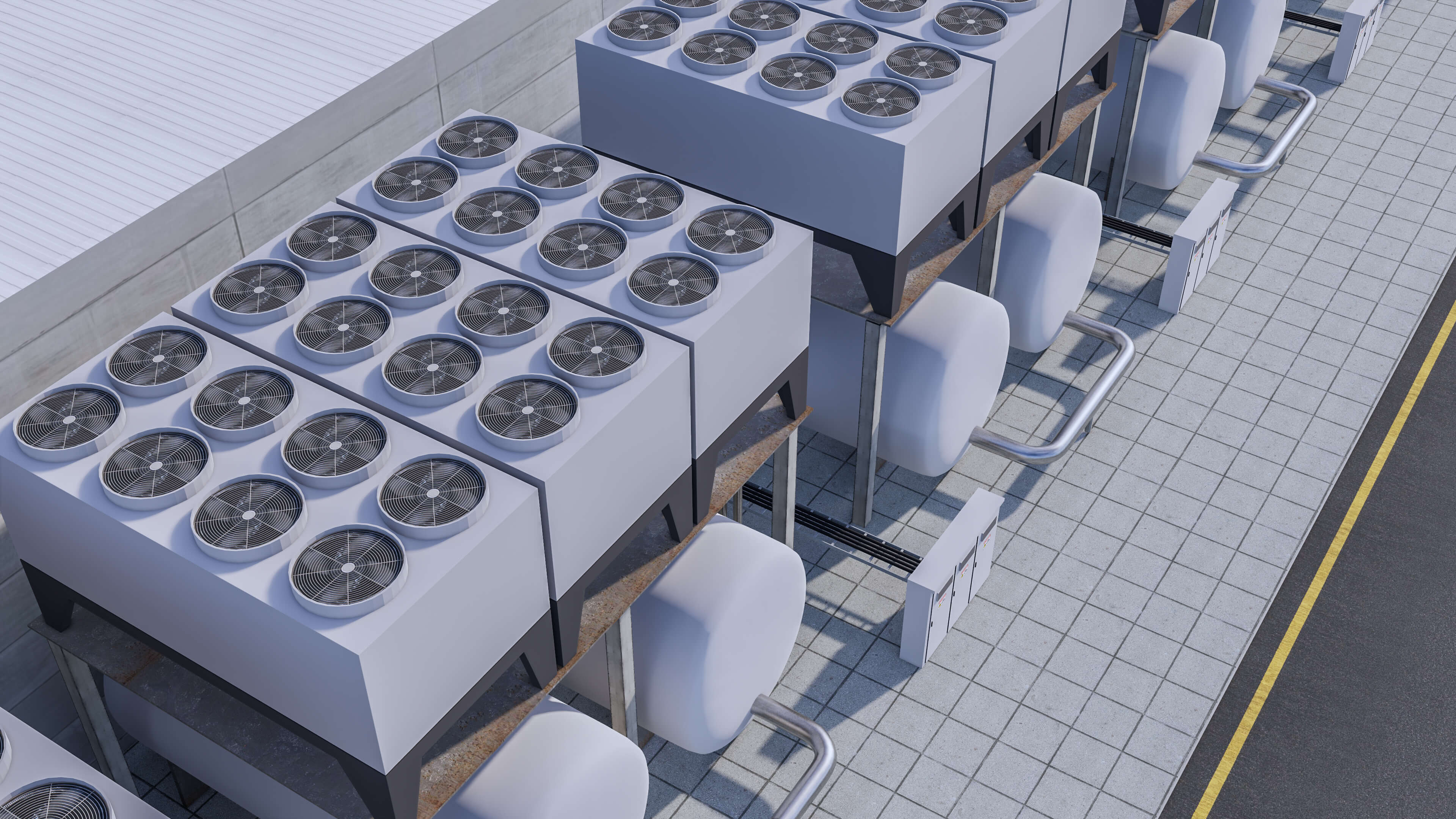 Google Data Center Building - 3D Model by ALPHA3DST