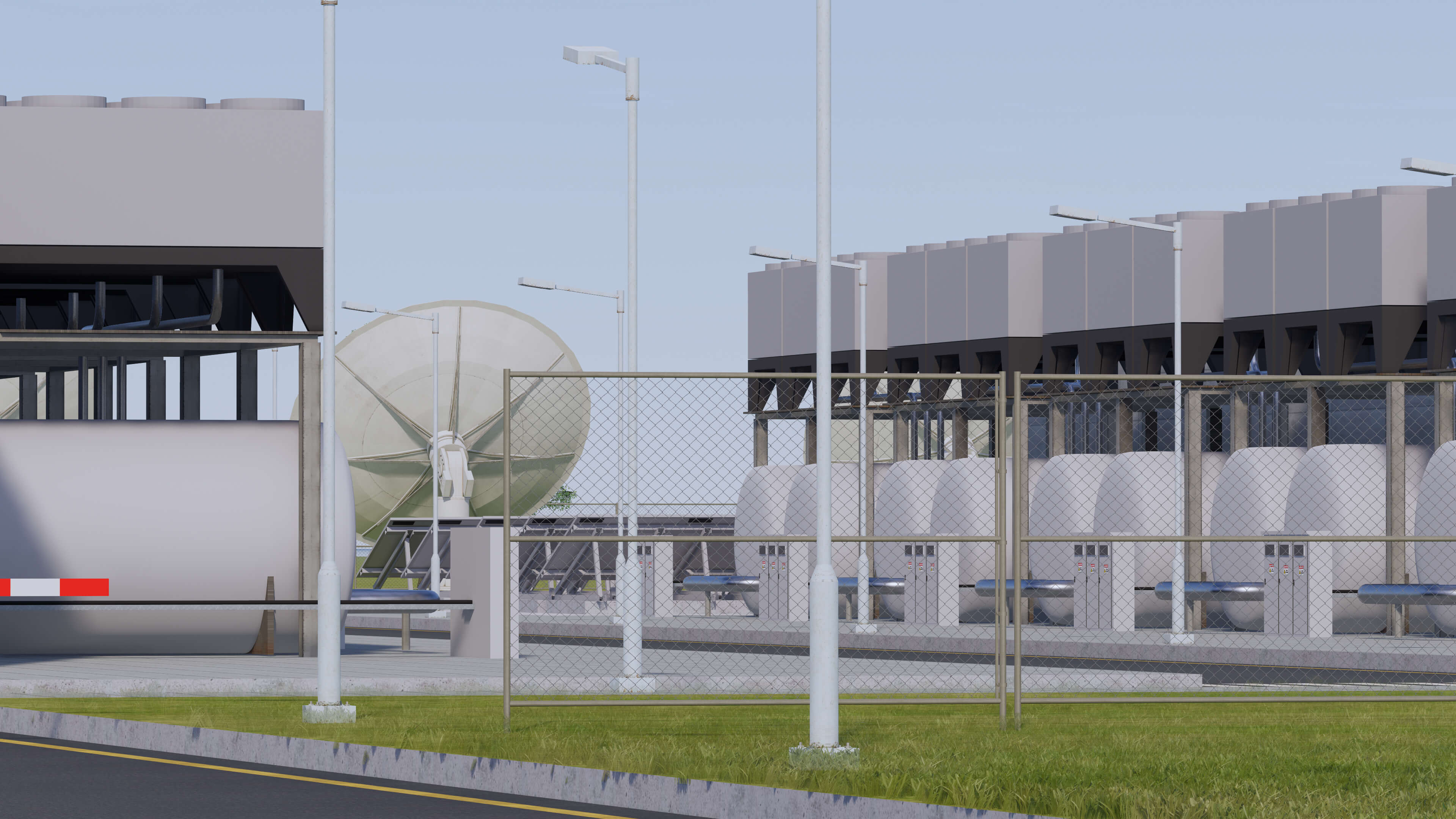 Google Data Center Building - 3D Model by ALPHA3DST