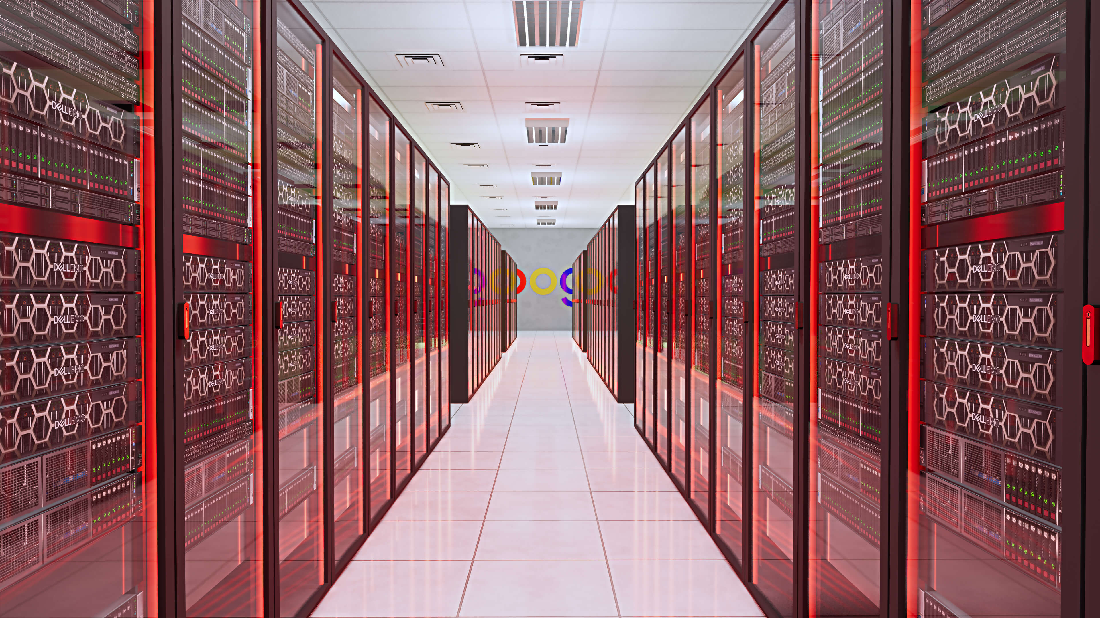 Google Data Center - 3D Model by ALPHA3DST