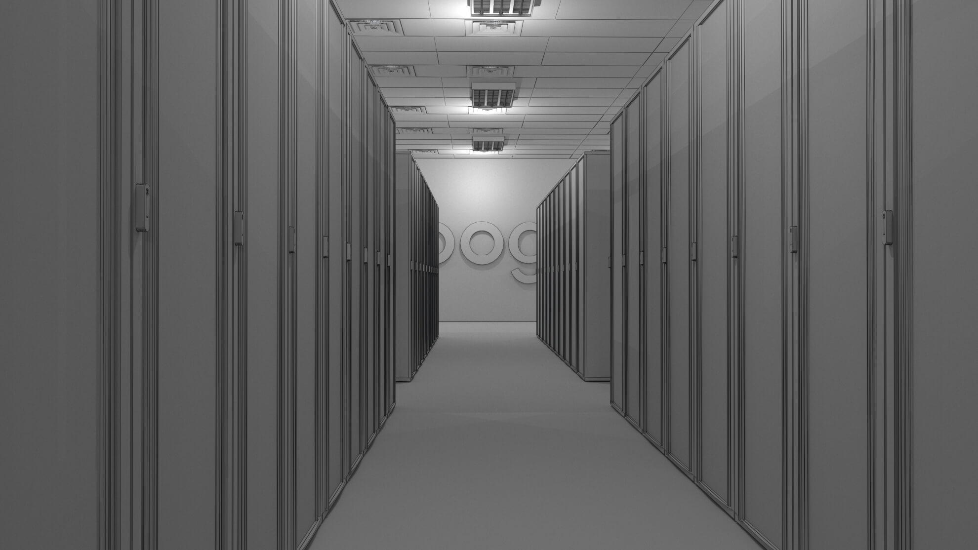 Google Data Center - 3D Model by ALPHA3DST