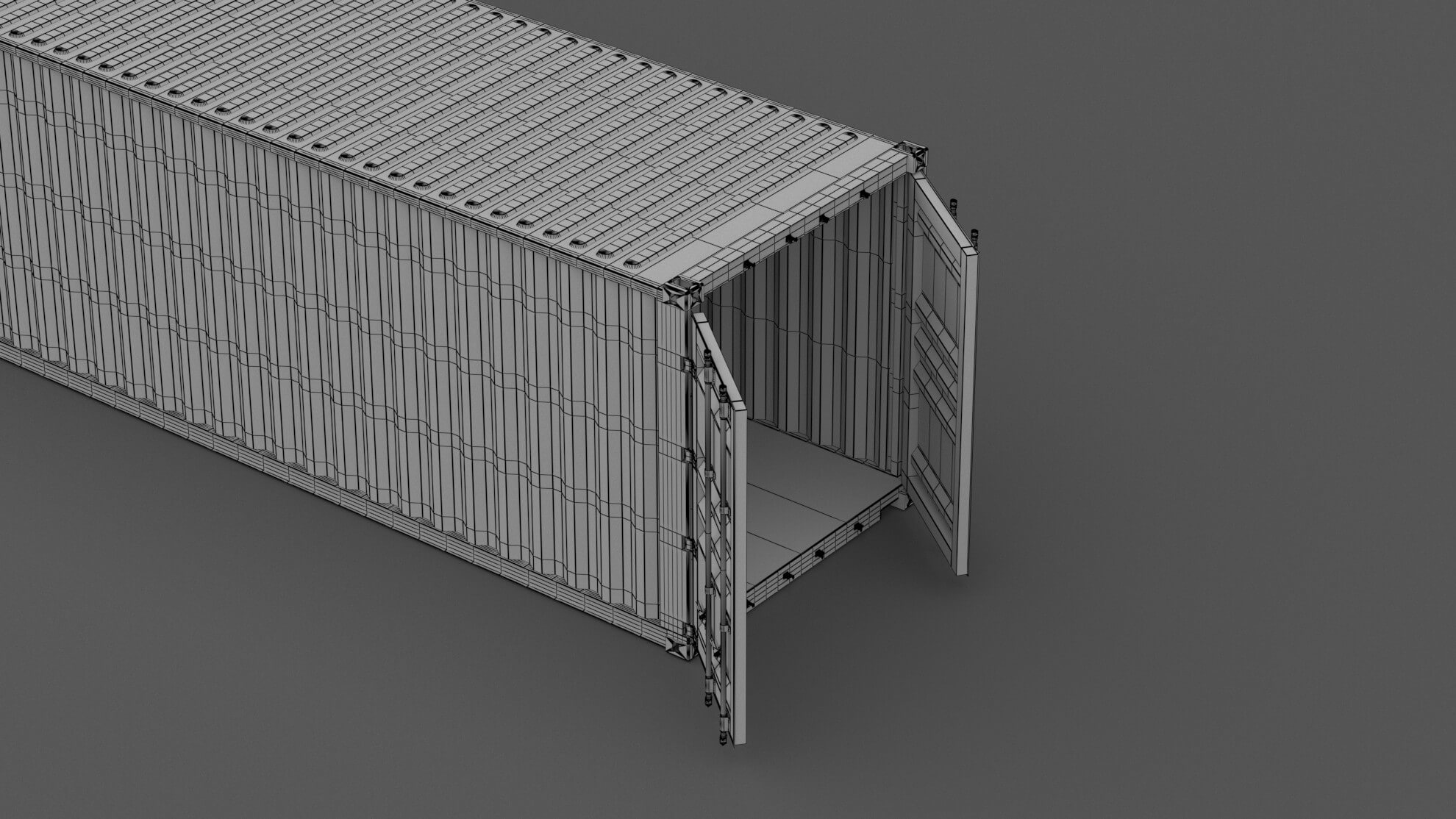 Hapag Lloyd Shipping Container - 3D Model by ALPHA3DST