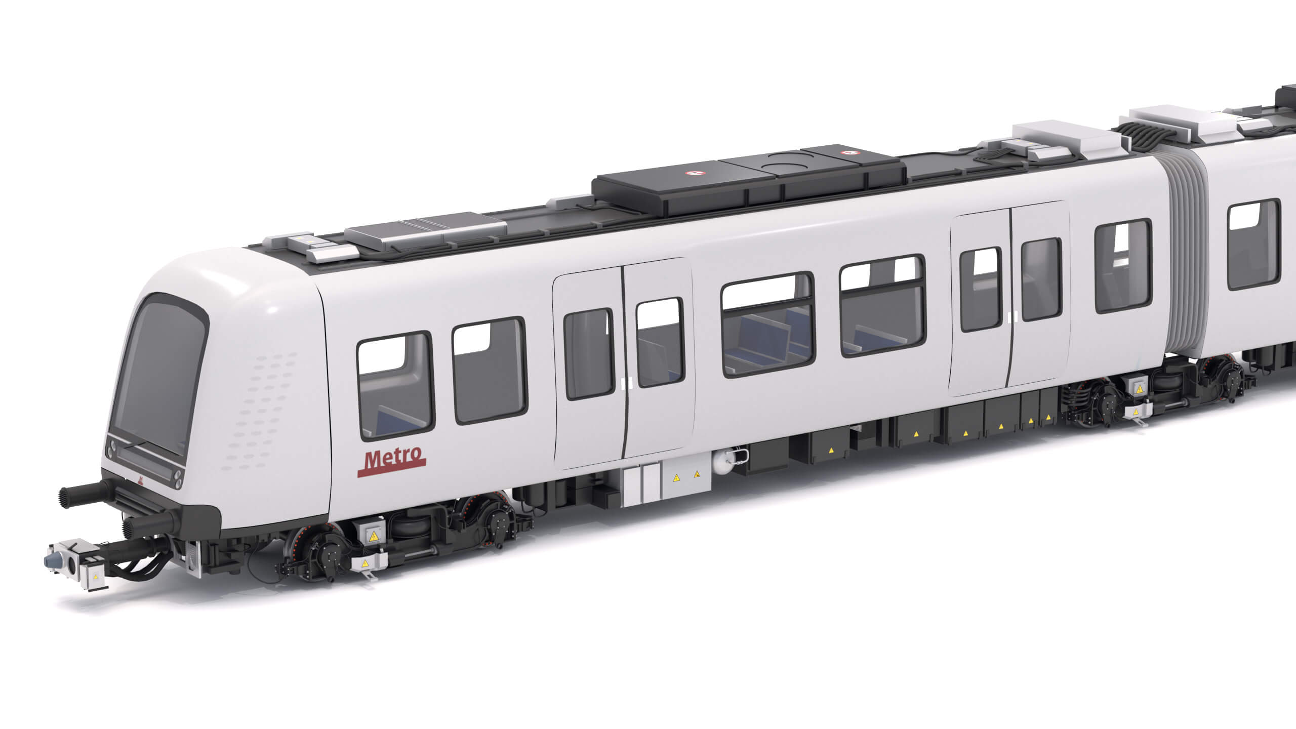 Hitachi Rail Driverless Metro Copenhagen - 3D Model by ALPHA3DST