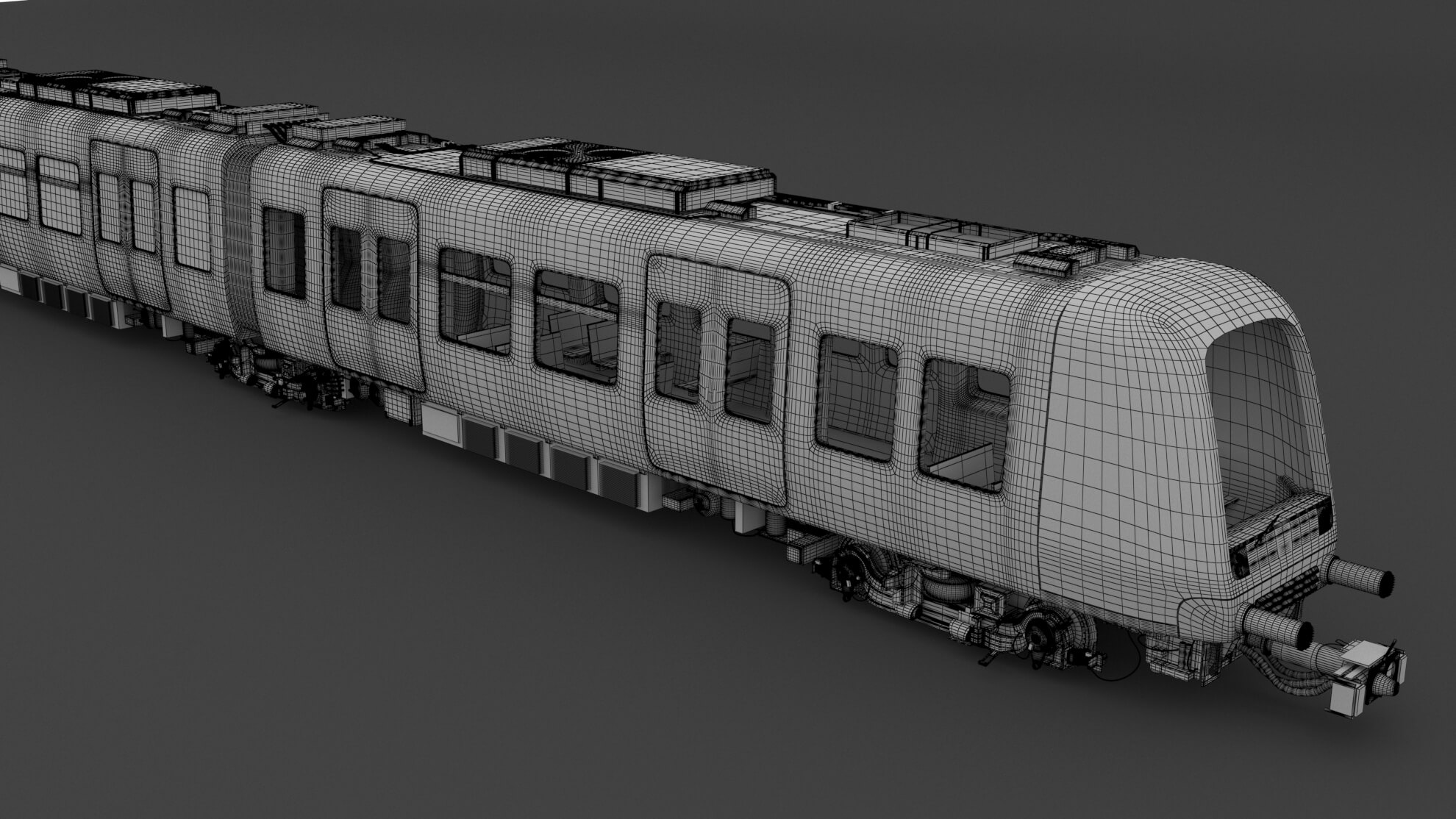 Hitachi Rail Driverless Metro Copenhagen - 3D Model by ALPHA3DST
