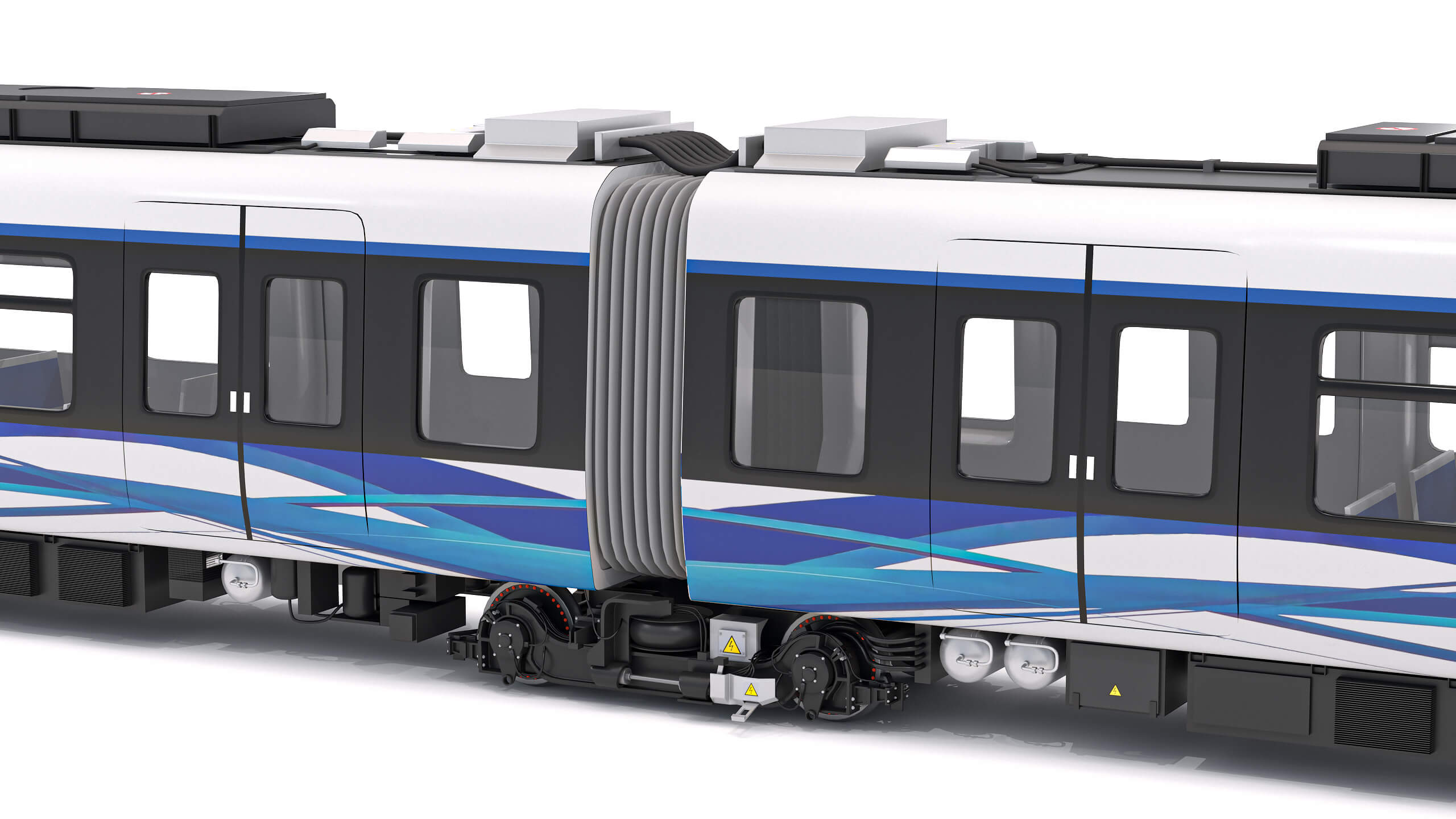 Hitachi Rail Driverless Metro Thessaloniki - 3D Model by ALPHA3DST