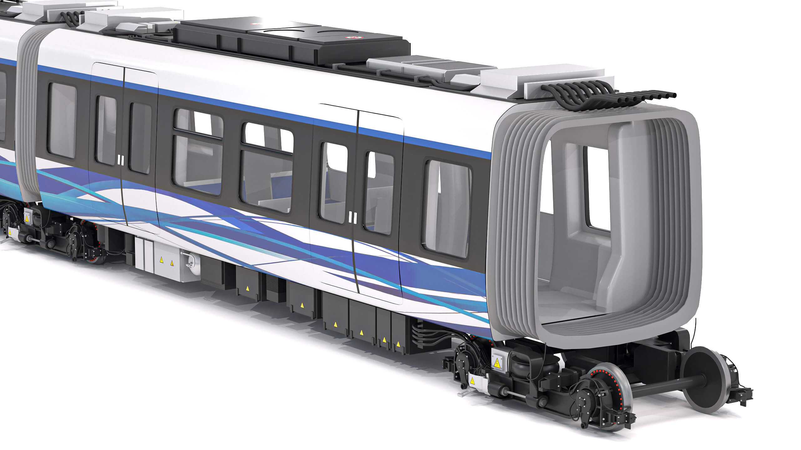 Hitachi Rail Driverless Metro Thessaloniki - 3D Model by ALPHA3DST