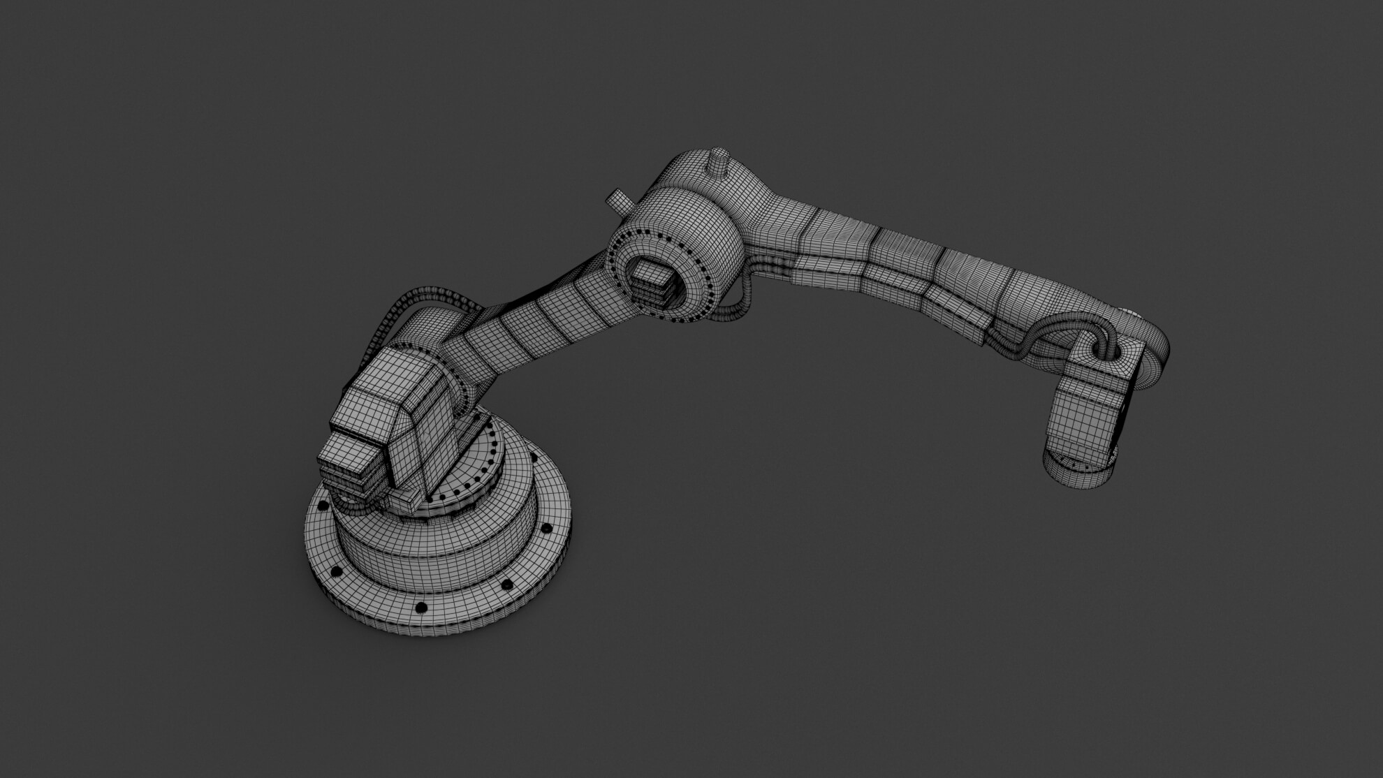 Industrial Robot 01 - 3D Model by ALPHA3DST