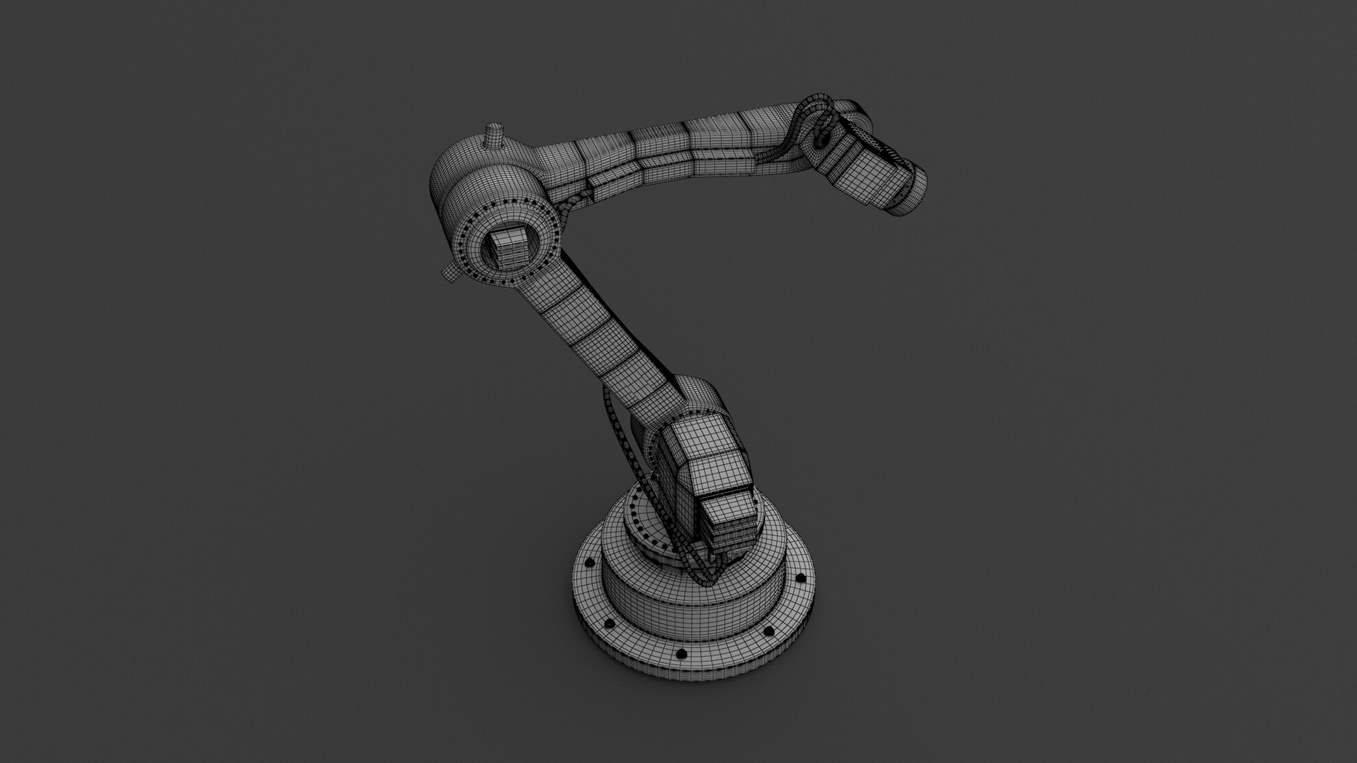 Industrial Robot 03 - 3D Model by ALPHA3DST