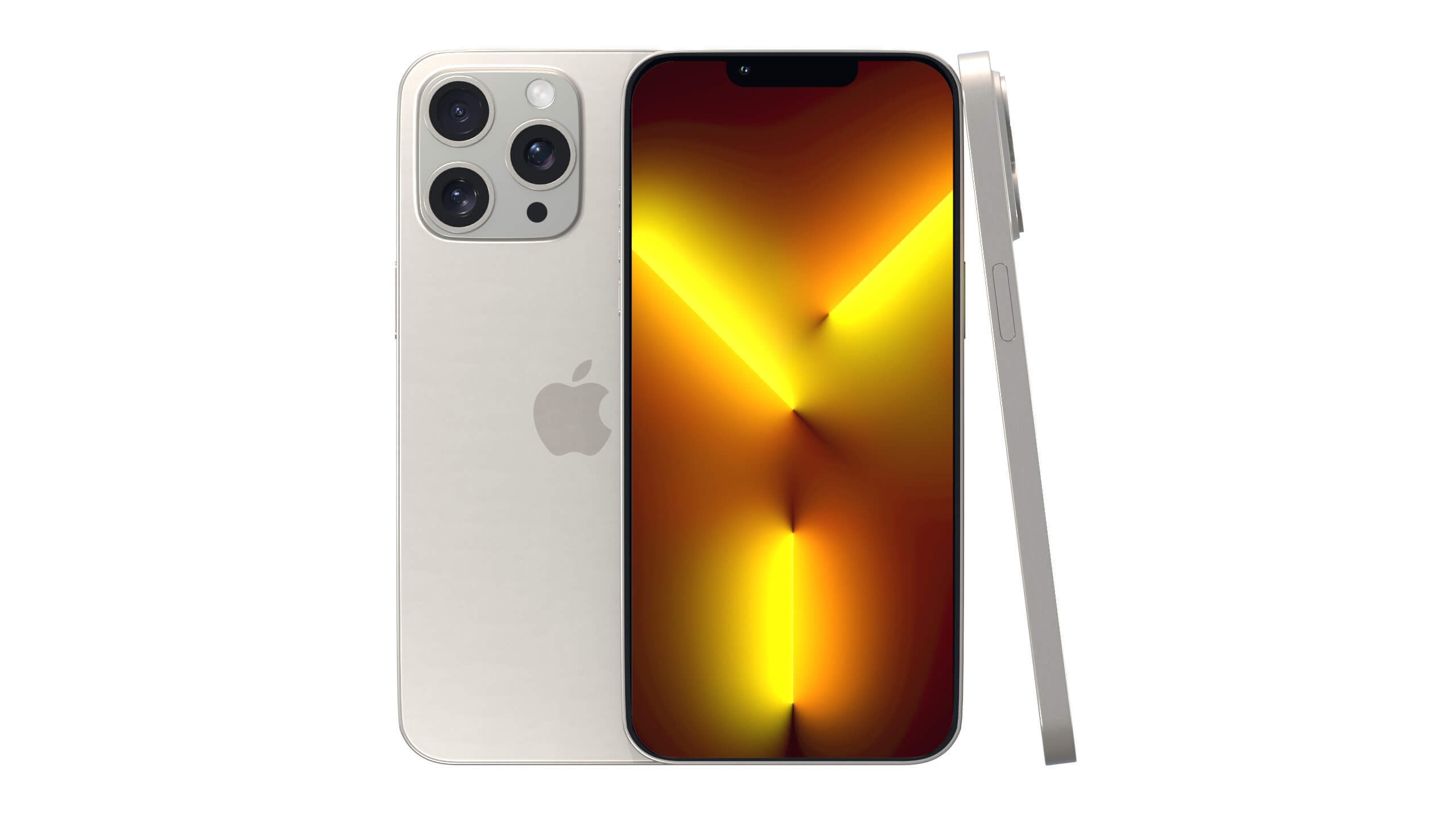 iPhone 13 Pro Max Starlight - 3D Model by ALPHA3DST