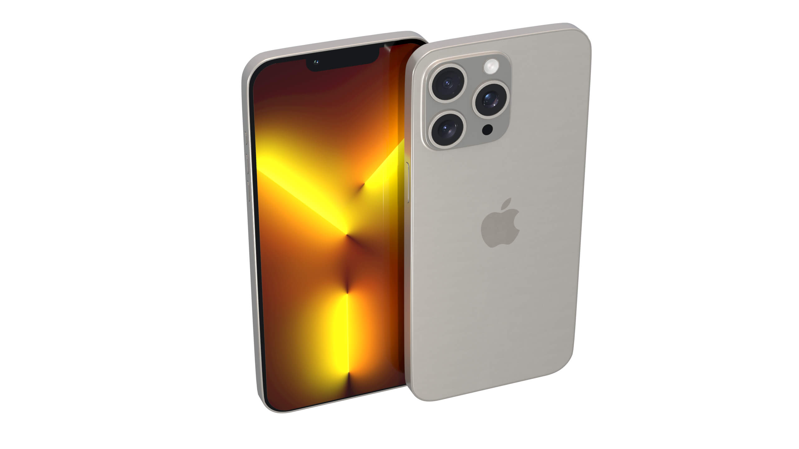 iPhone 13 Pro Max Starlight - 3D Model by ALPHA3DST