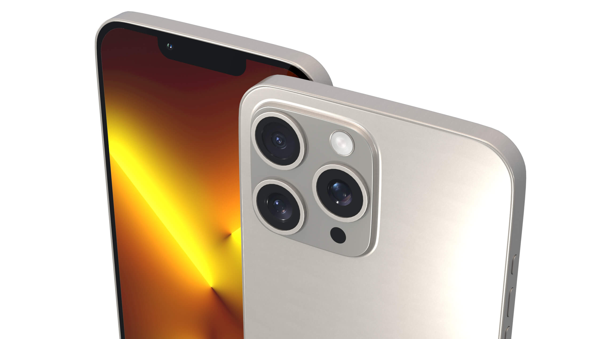 iPhone 13 Pro Max Starlight - 3D Model by ALPHA3DST