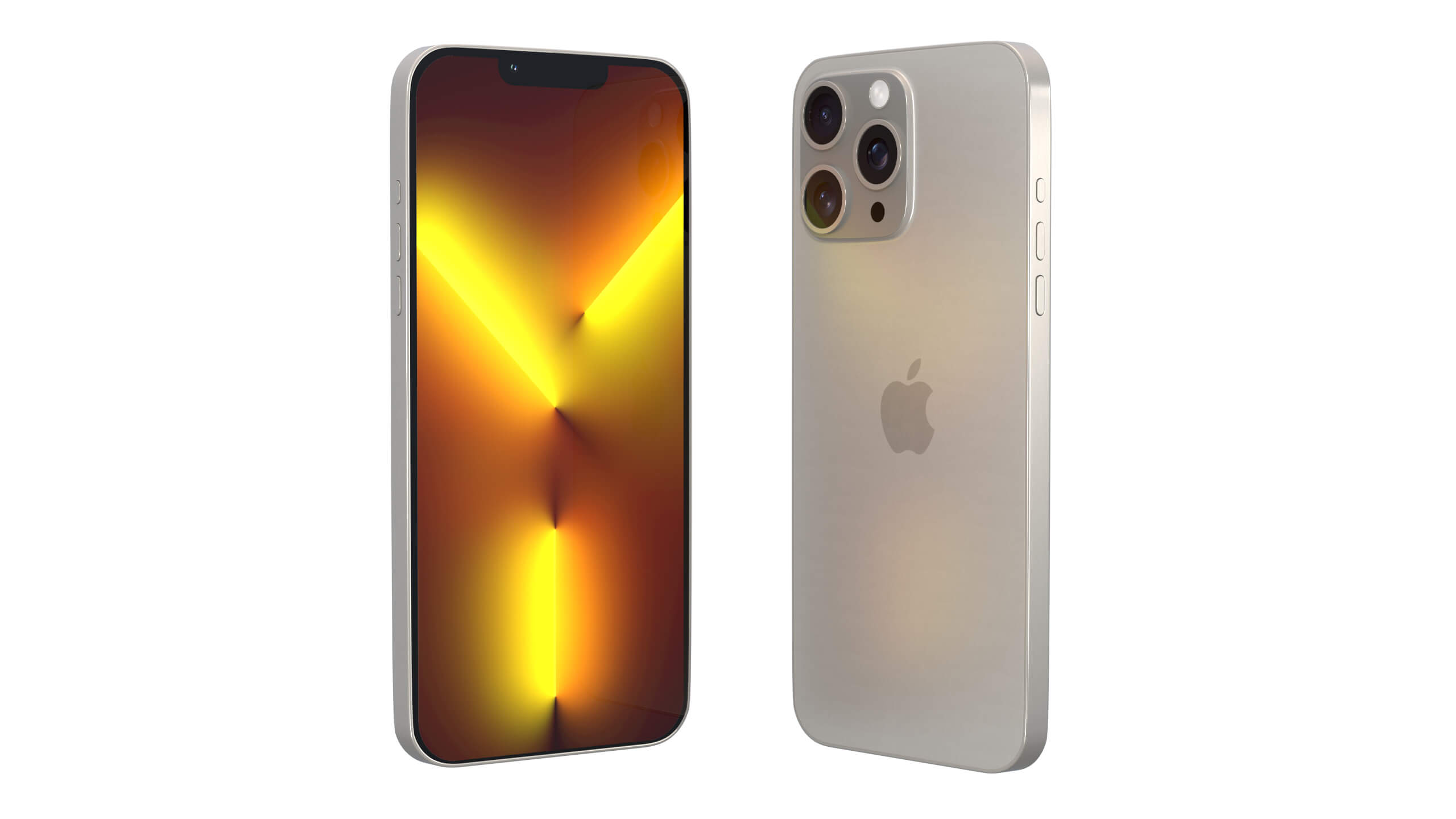 iPhone 13 Pro Max Starlight - 3D Model by ALPHA3DST