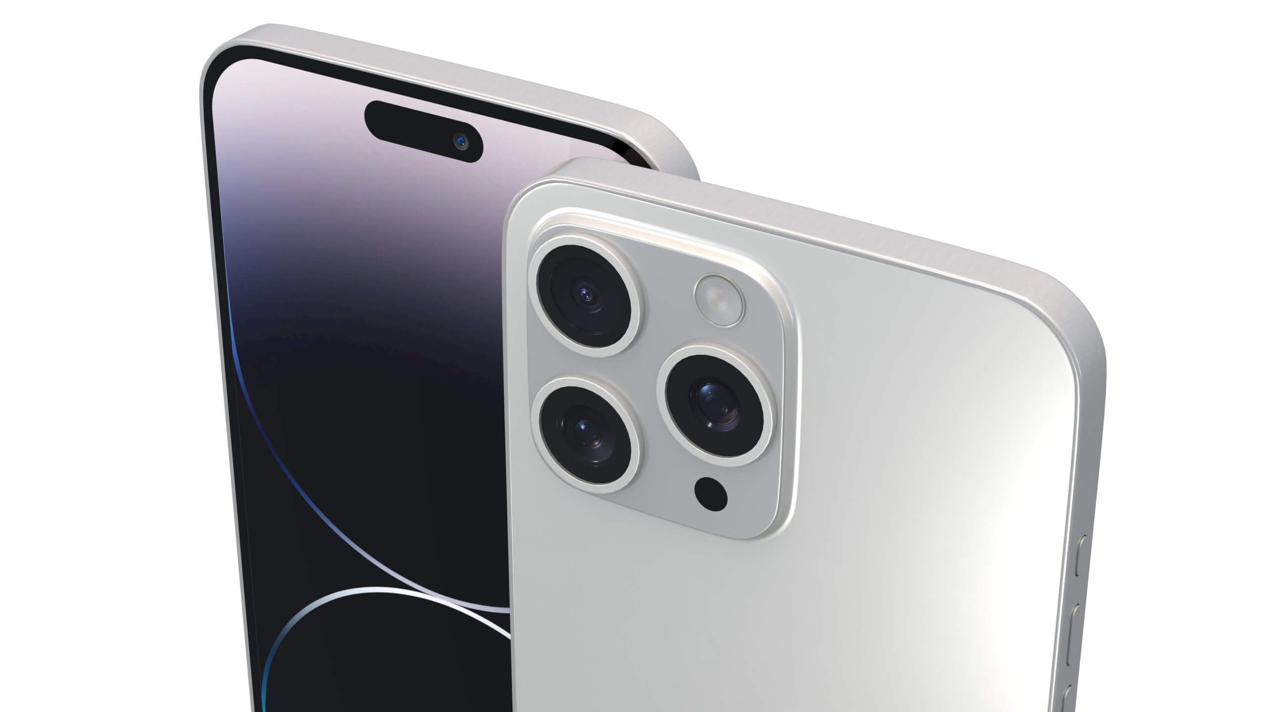 iPhone 14 Pro Max White - 3D Model by ALPHA3DST