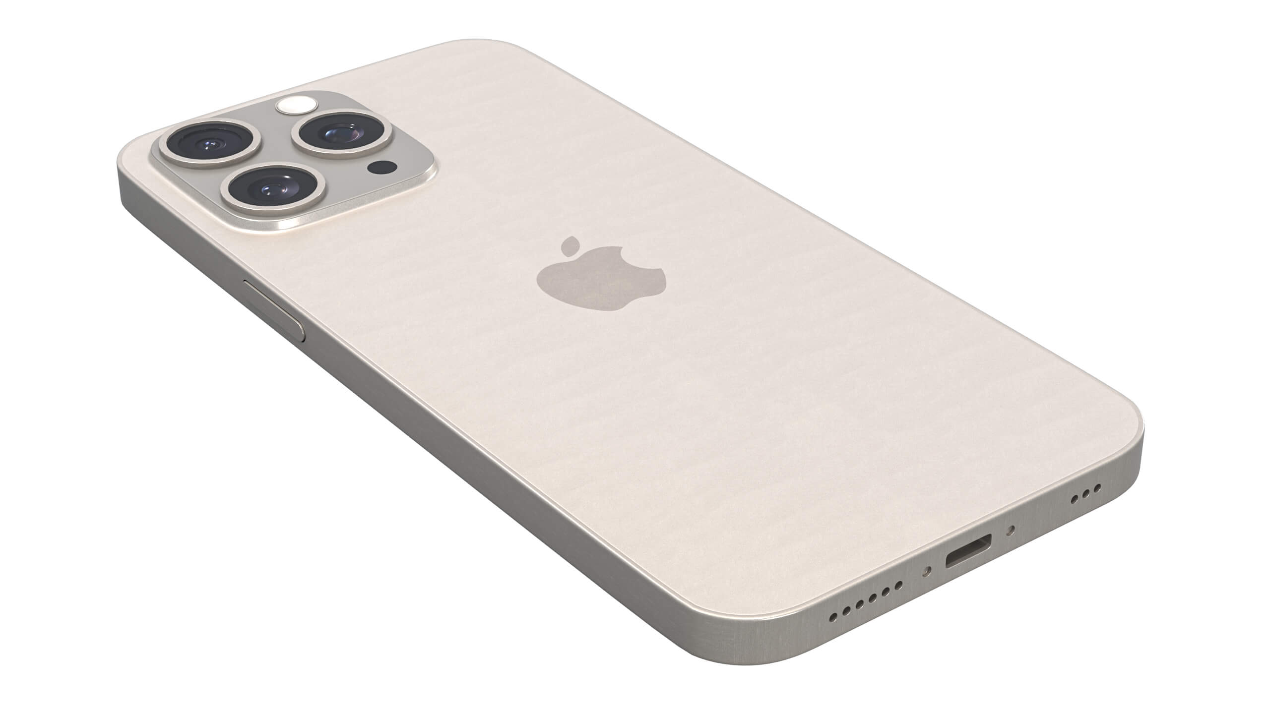 iPhone 15 Pro Max Starlight - 3D Model by ALPHA3DST