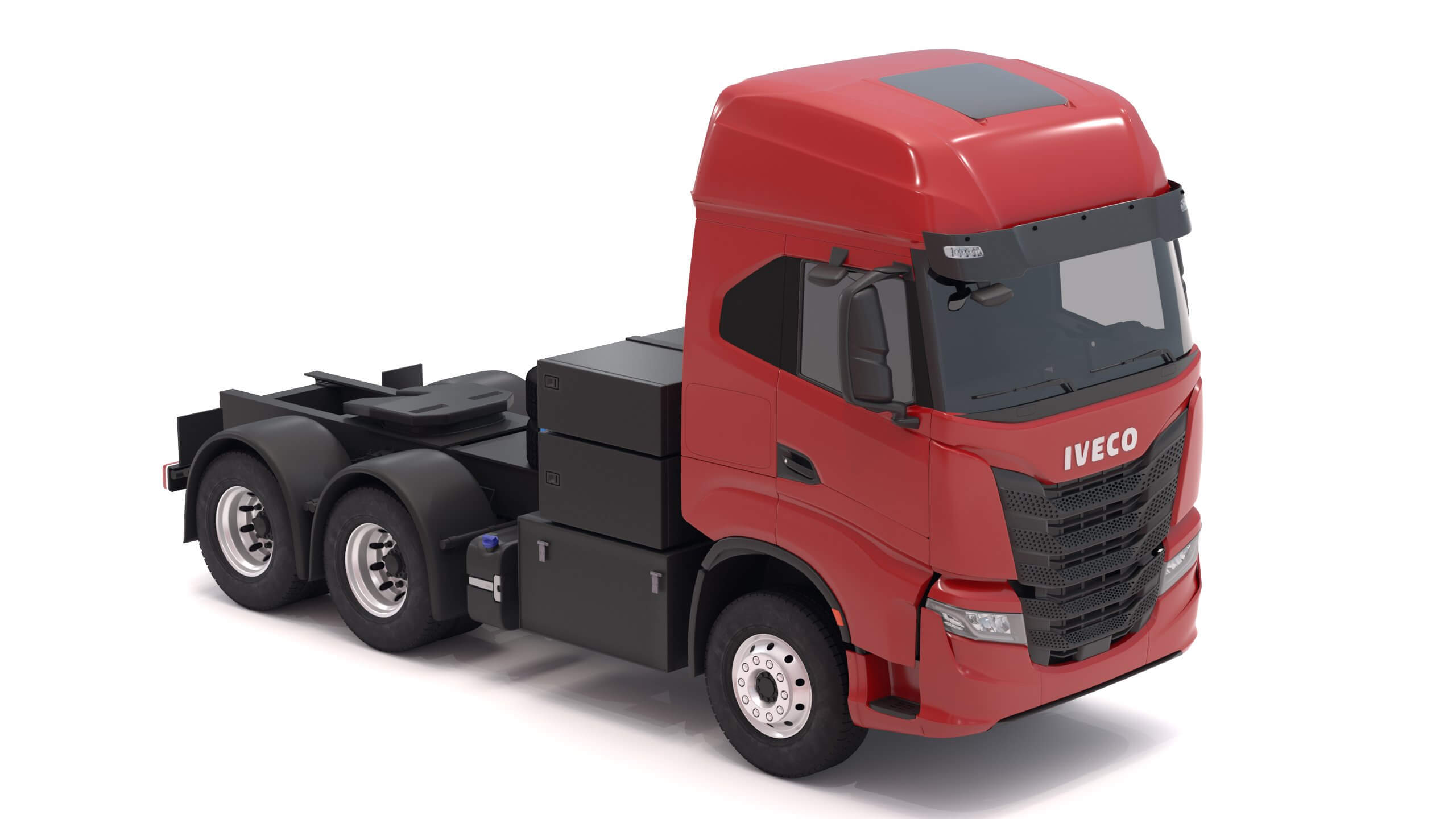 Iveco S-Way Truck 3D Model by ALPHA3DST