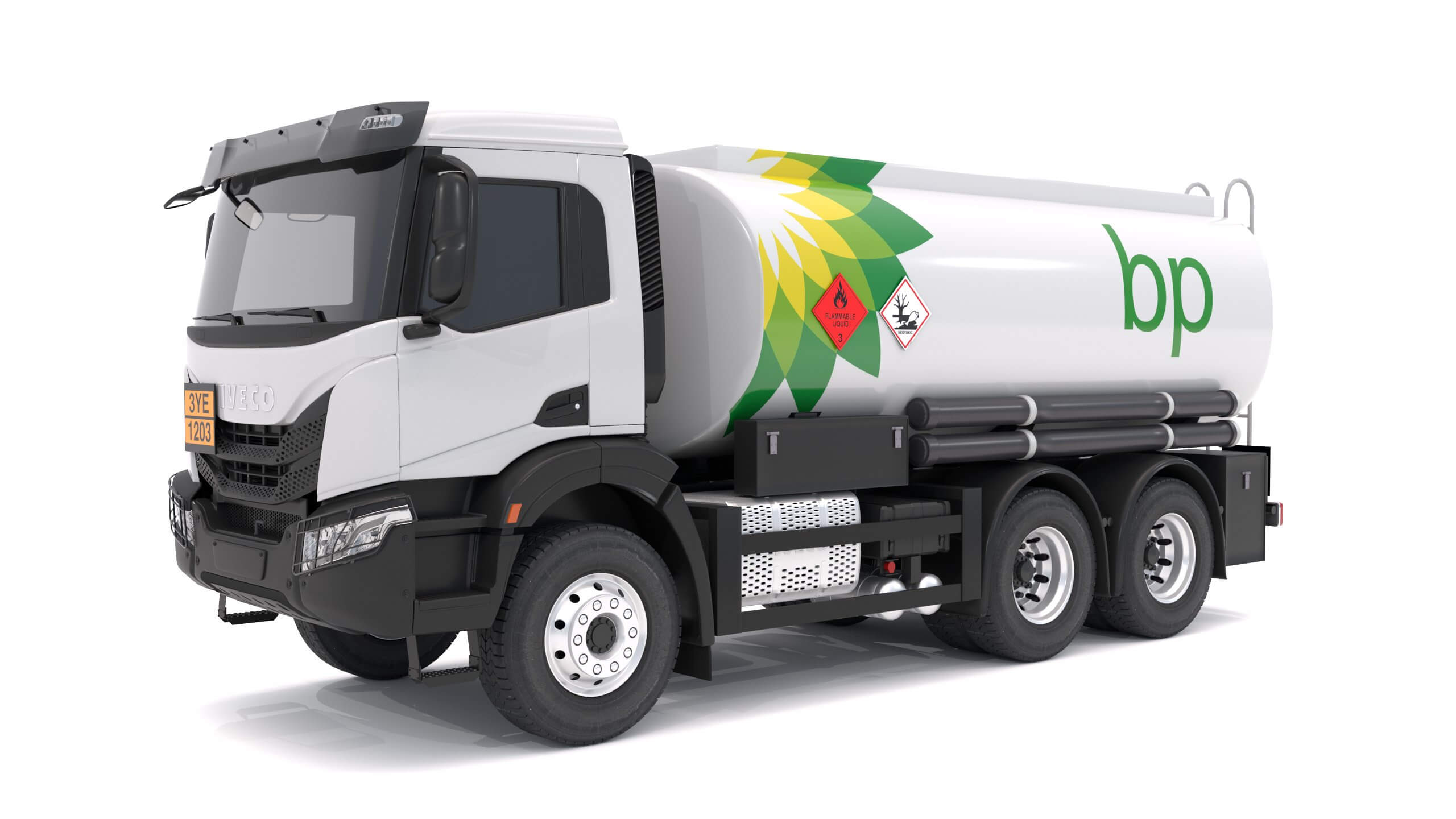 Iveco T-Way 2021 BP Fuel Tanker 3D Model by ALPHA3DST