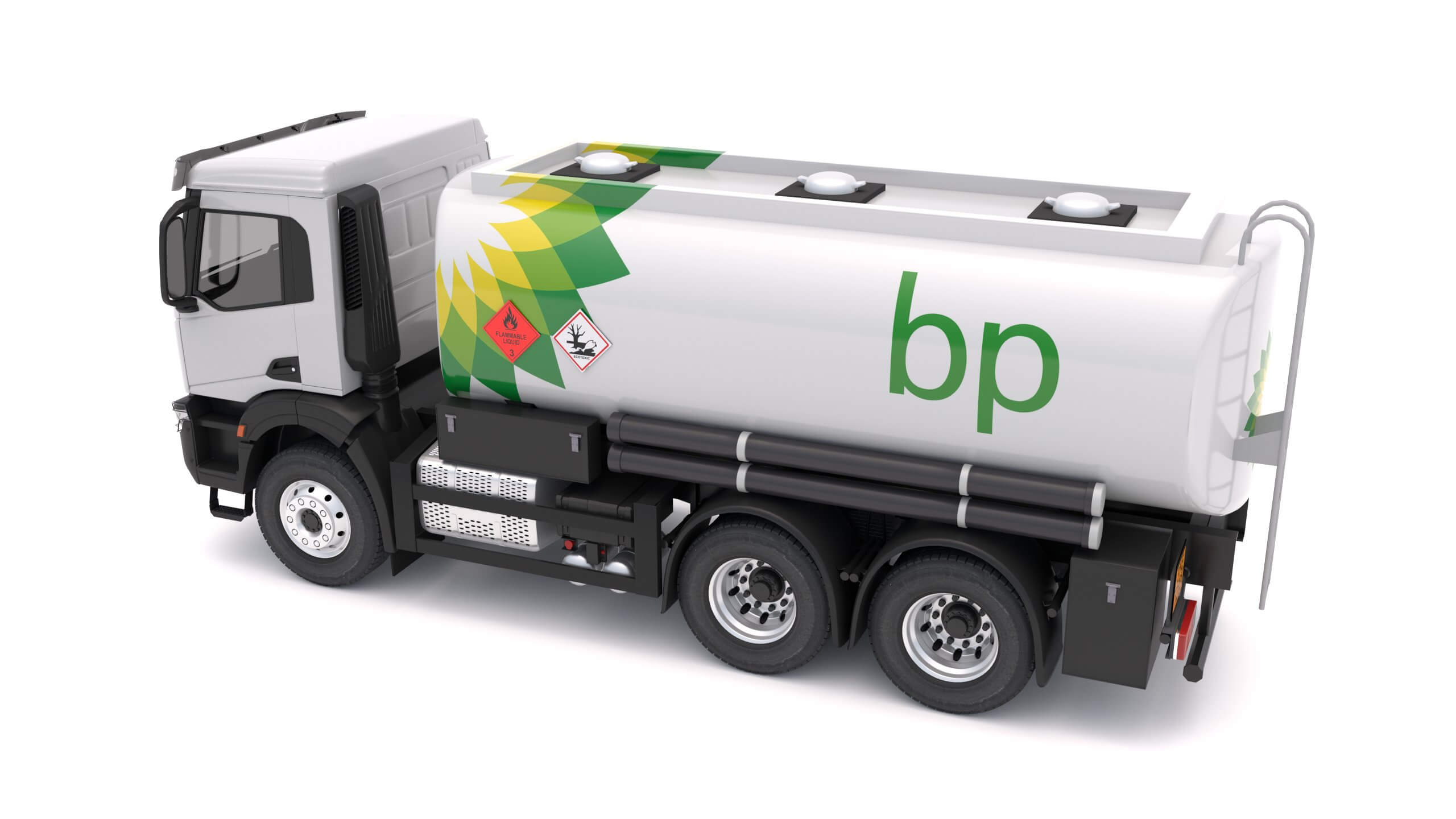 Iveco T-Way 2021 BP Fuel Tanker 3D Model by ALPHA3DST