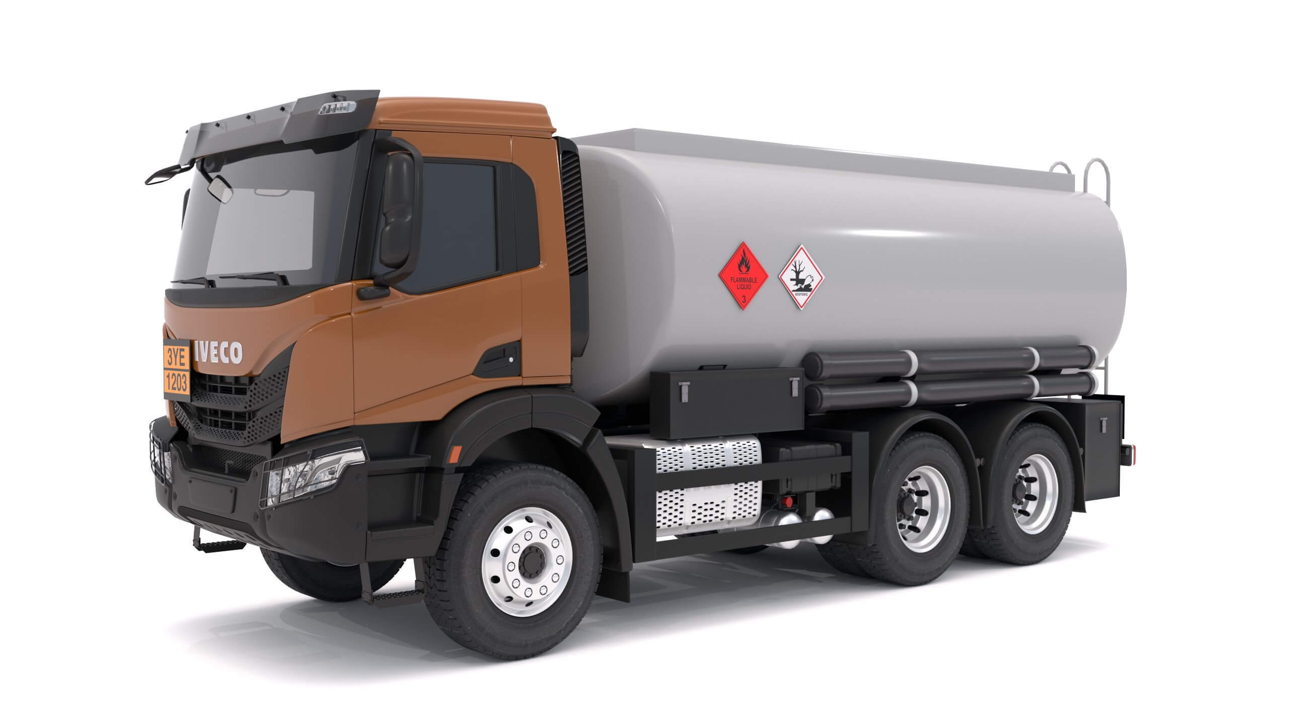 Iveco T-Way 2021 Tanker 3D Model by ALPHA3DST