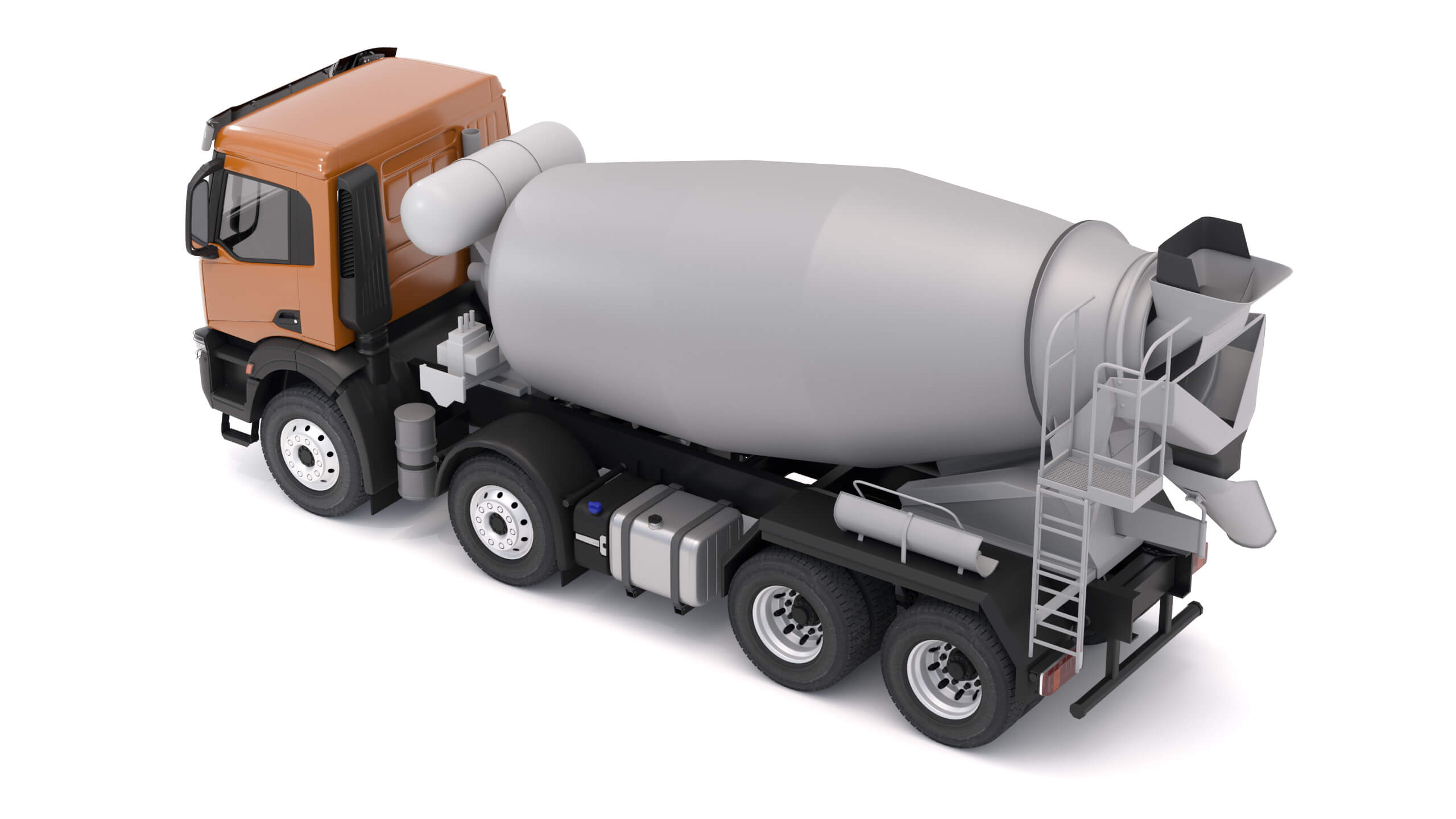 Iveco T-Way 510 Concrete Mixer 3D Model by ALPHA3DST
