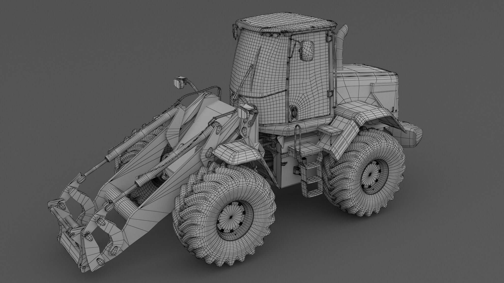 JCB 435S Loader - 3D Model by ALPHA3DST