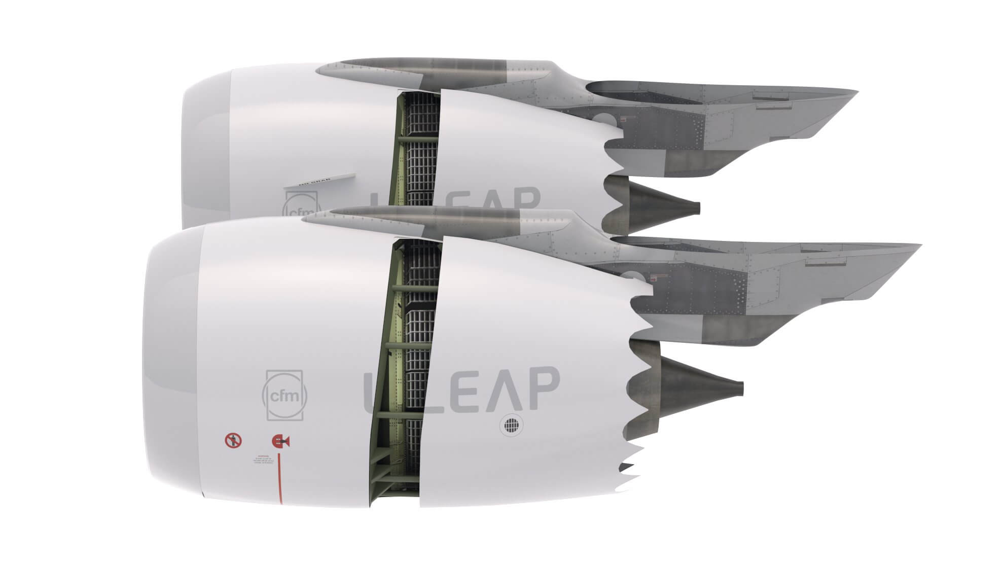 Jet Engine Cfm Leap - 3D Model by ALPHA3DST