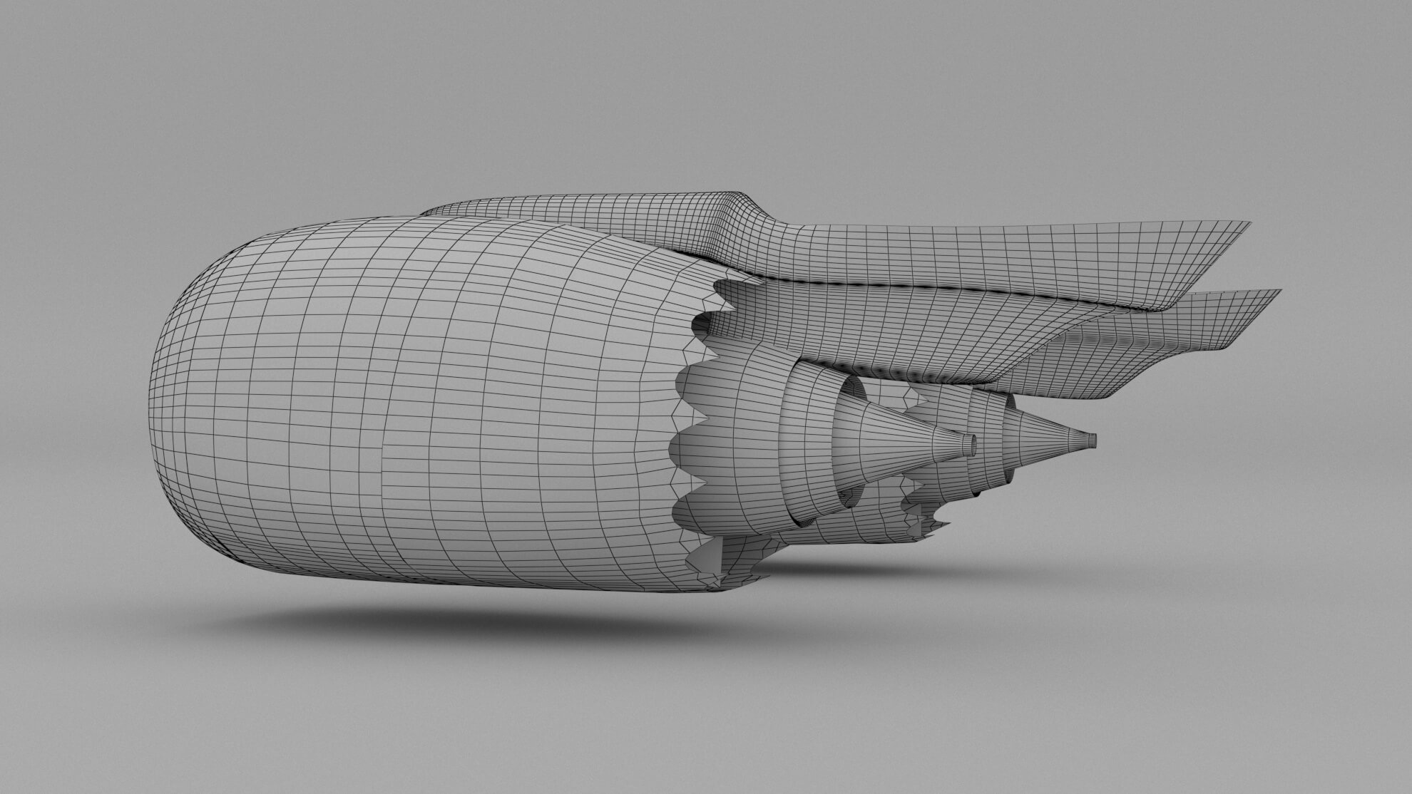 Jet Engine Cfm Leap - 3D Model by ALPHA3DST