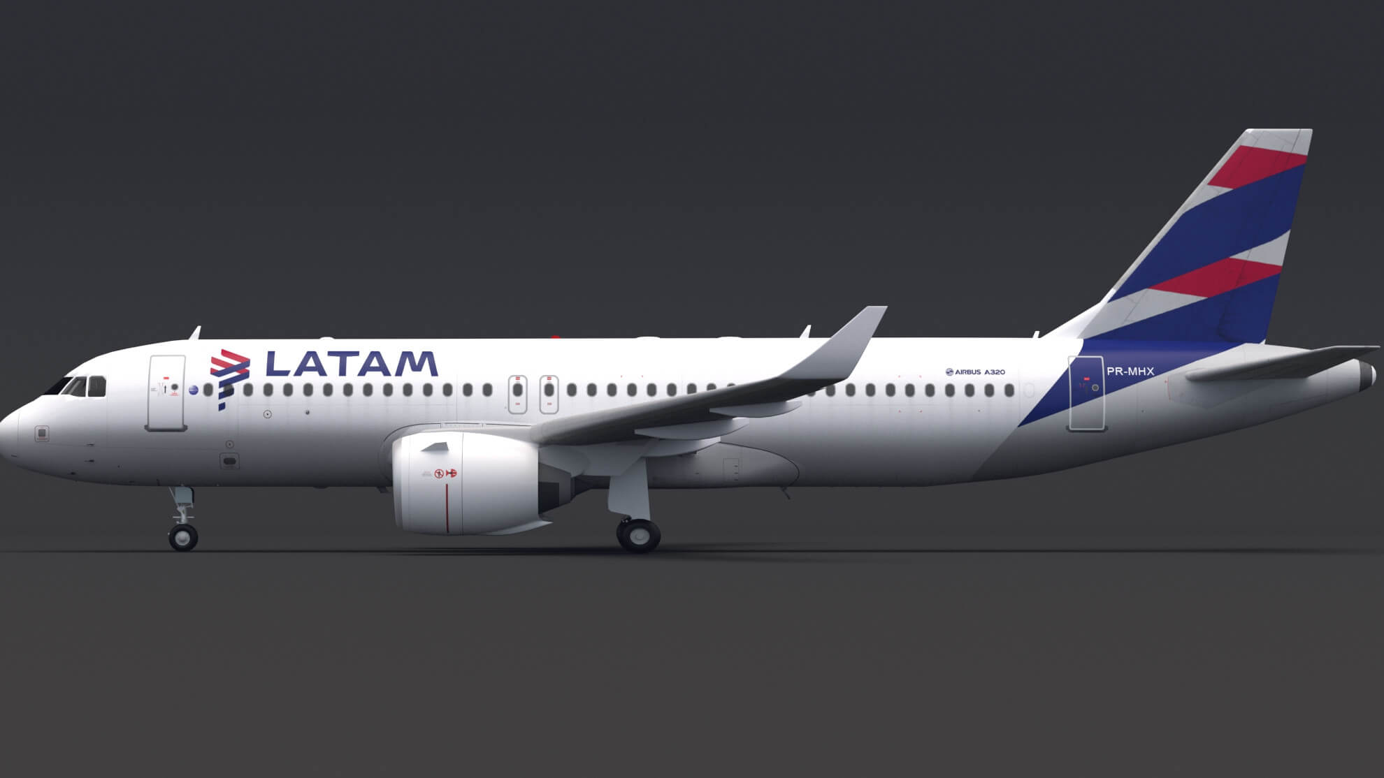 Latam Airlines A320 Airbus - 3D Model by ALPHA3DST