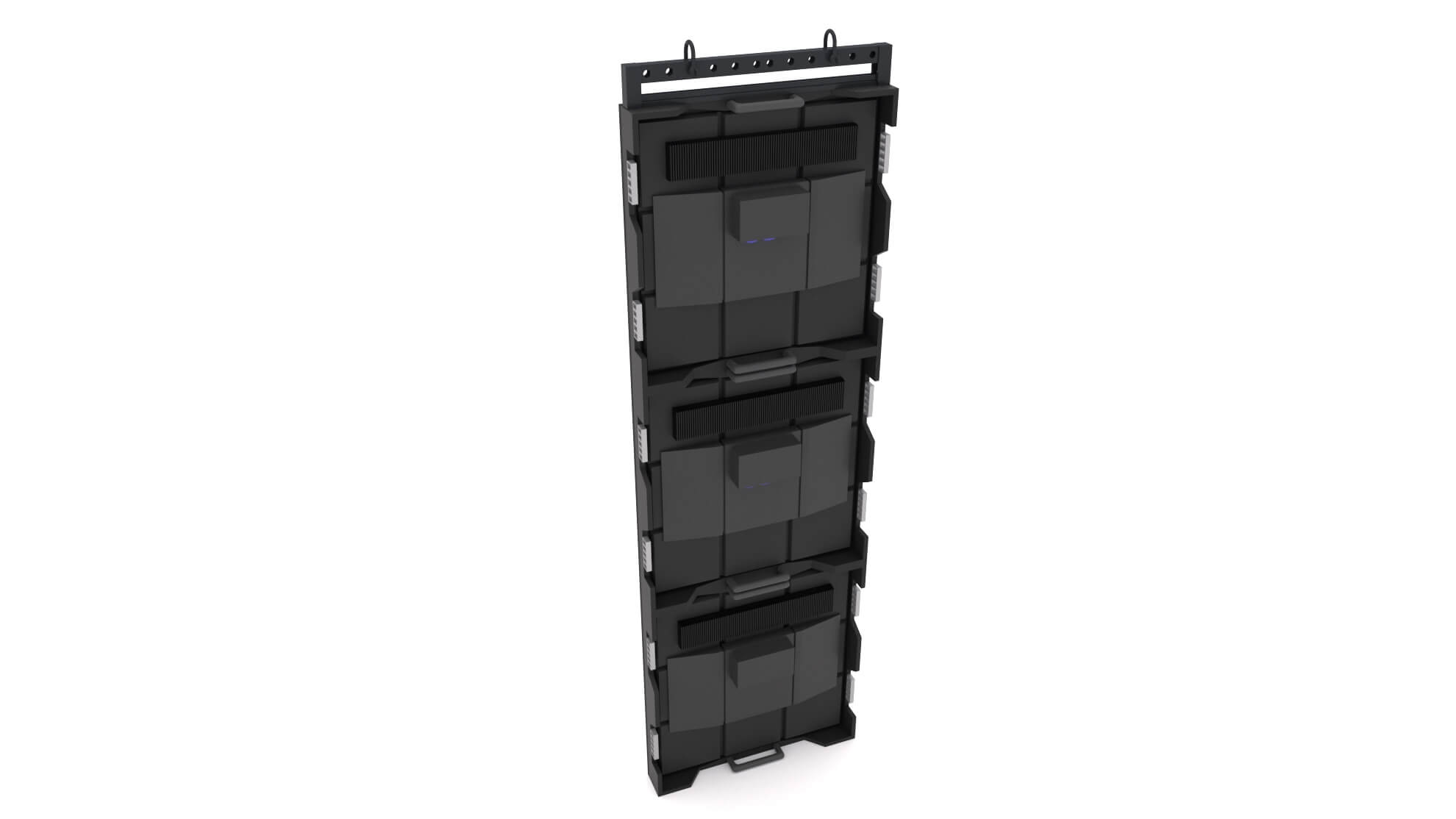 LED Screen Display Panel Monitor With Shackle Fly Bar - 3D Model by ...