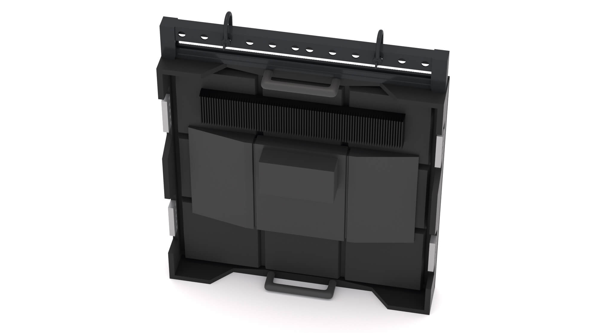 LED Screen Display Panel Monitor With Shackle Fly Bar - 3D Model by ...