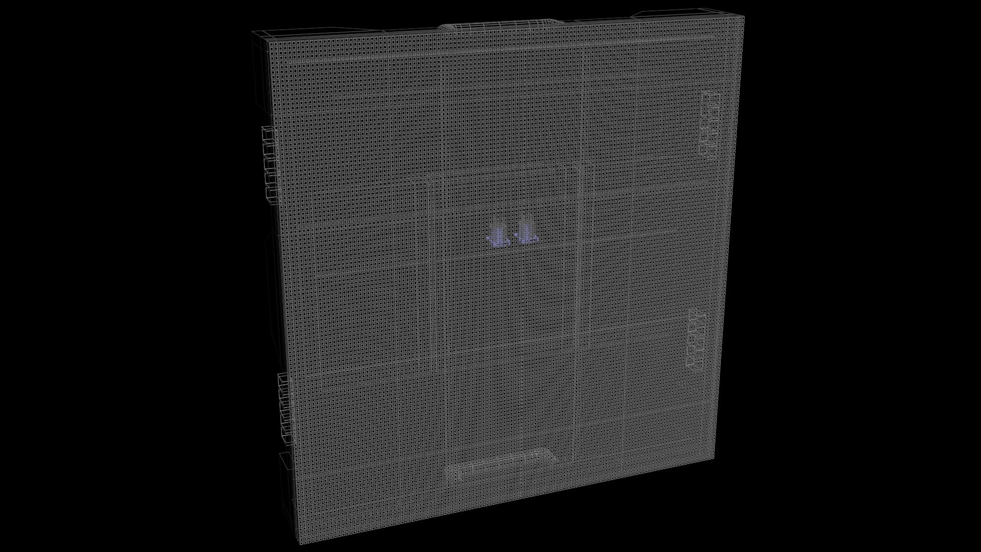 LED Screen Display Panel Monitor With Shackle Fly Bar - 3D Model by ...