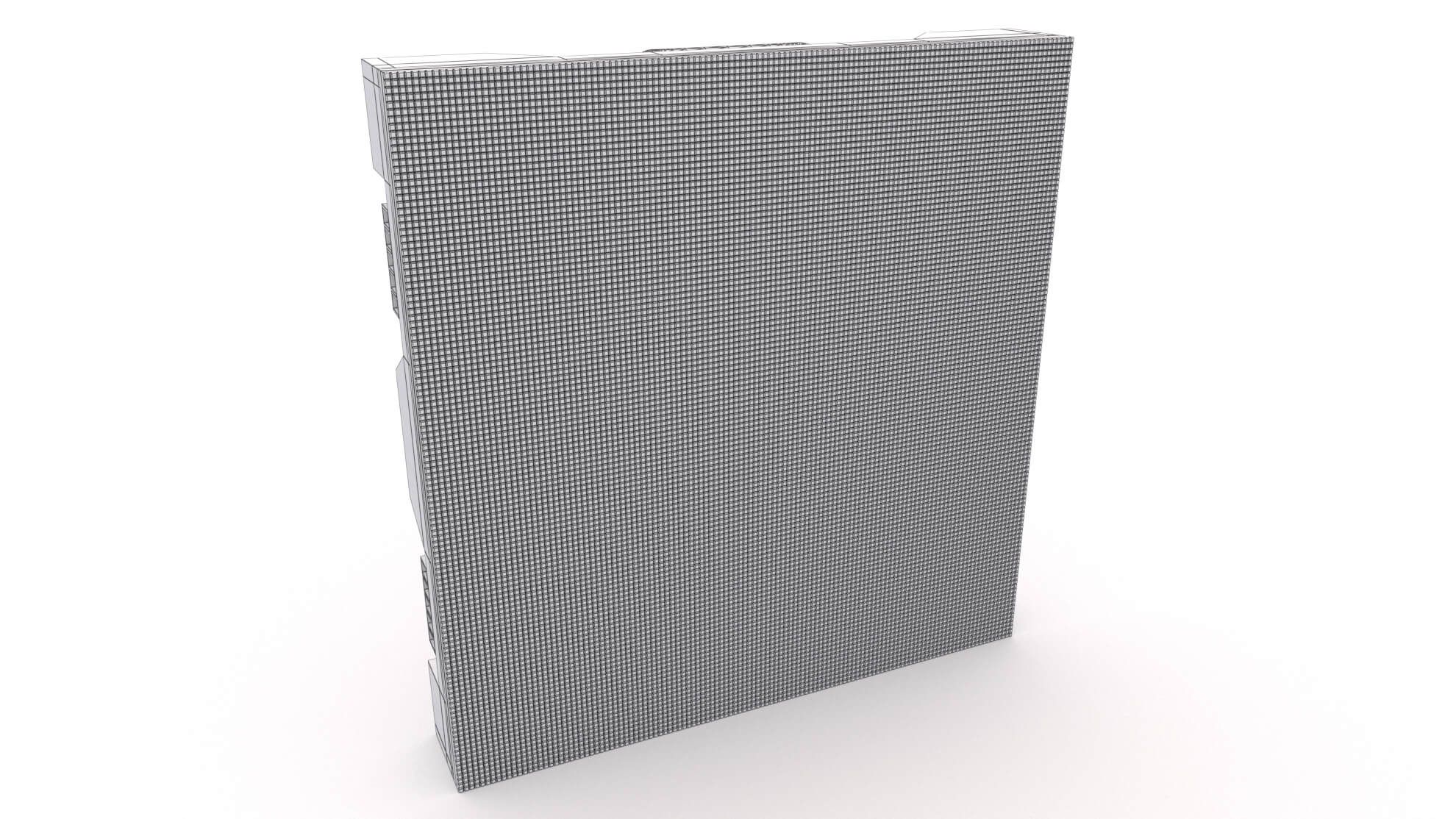 LED Screen Display Panel Monitor With Shackle Fly Bar - 3D Model by ...